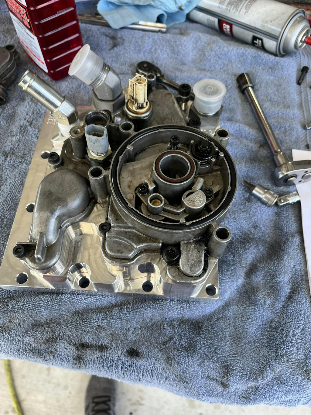 Bullet Proof VK688 6.0L Engine Oil Cooler Relocation Kit