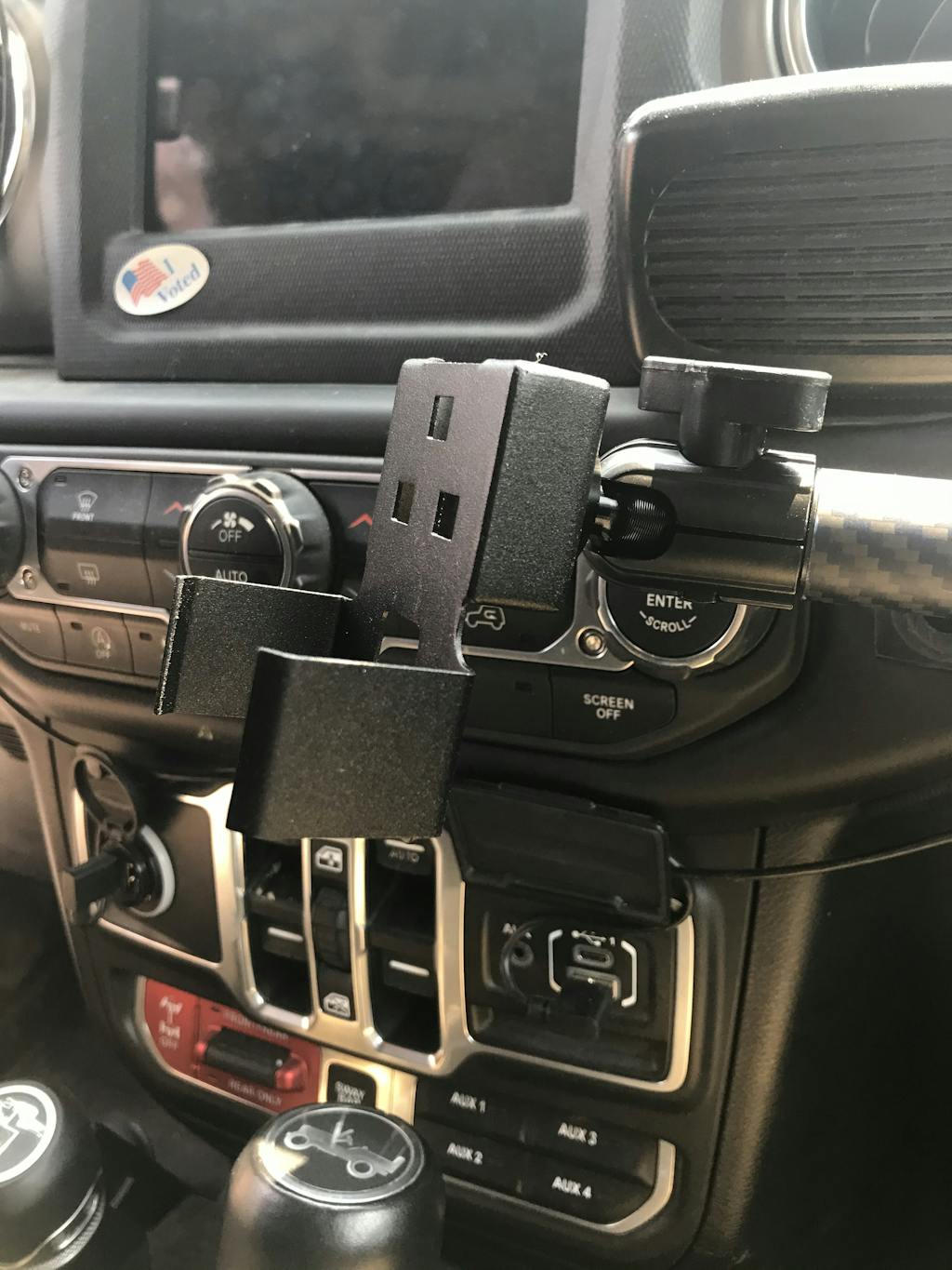 Handheld Radio Holder with 20mm Ball - Bulletpoint Mounting Solutions