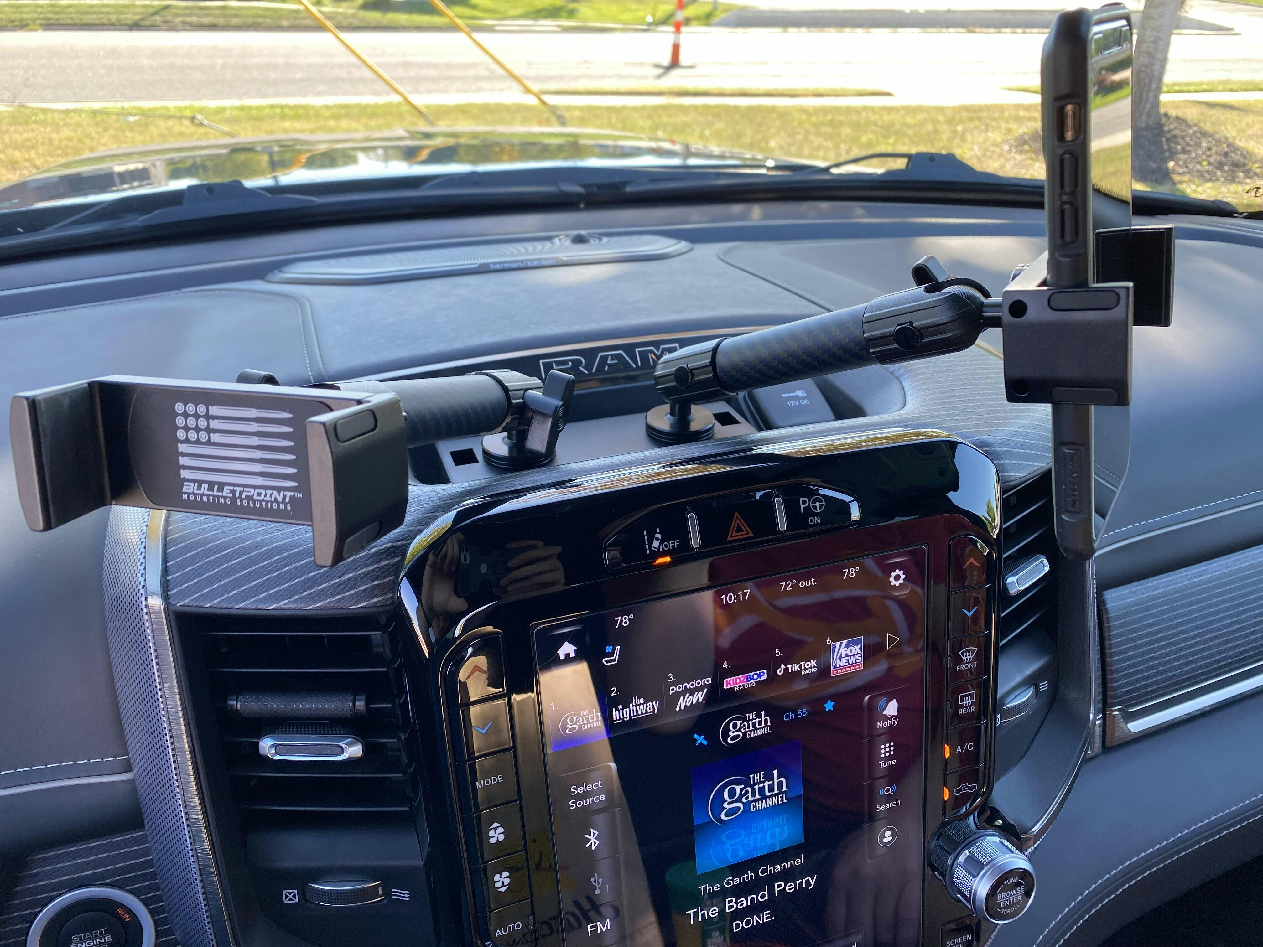 Bulletpoint RAM Truck Phone Mount Metal Series 2019-Current ...