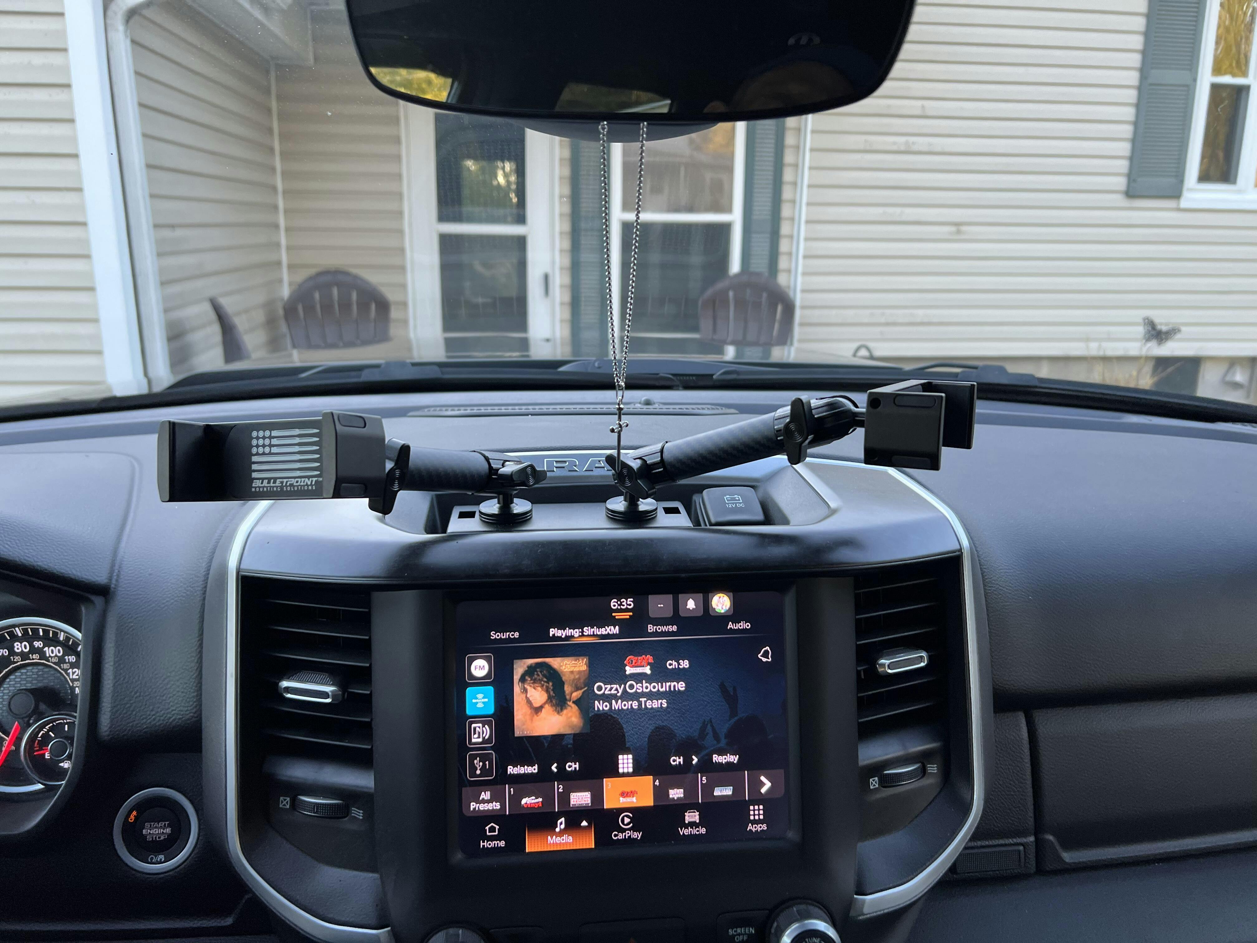 Bulletpoint RAM Truck Phone Mount Metal Series 2019-Current ...