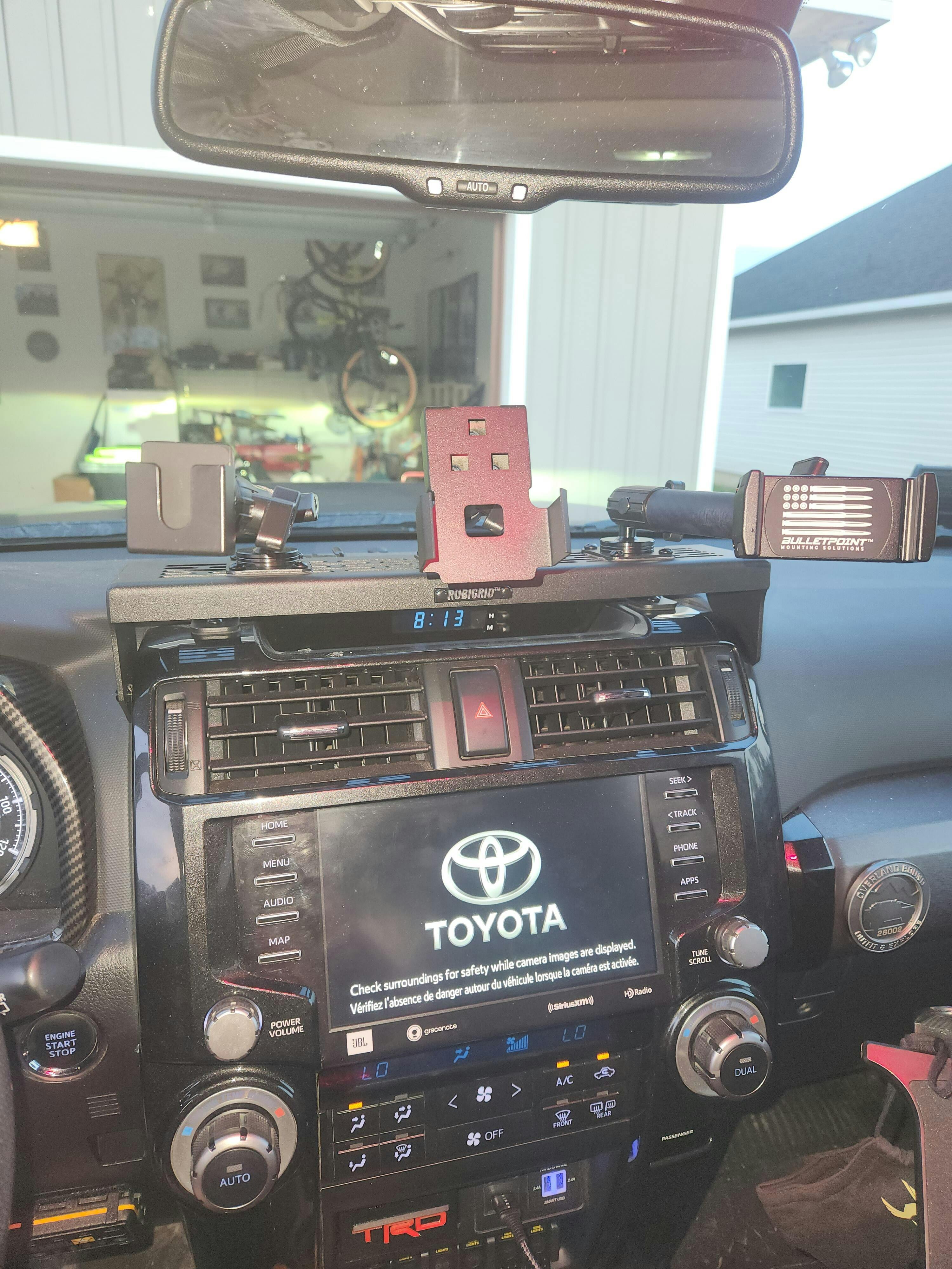 RubiGrid 2010-2023 Toyota 4Runner Dash Mount Phone + Device Holder ...