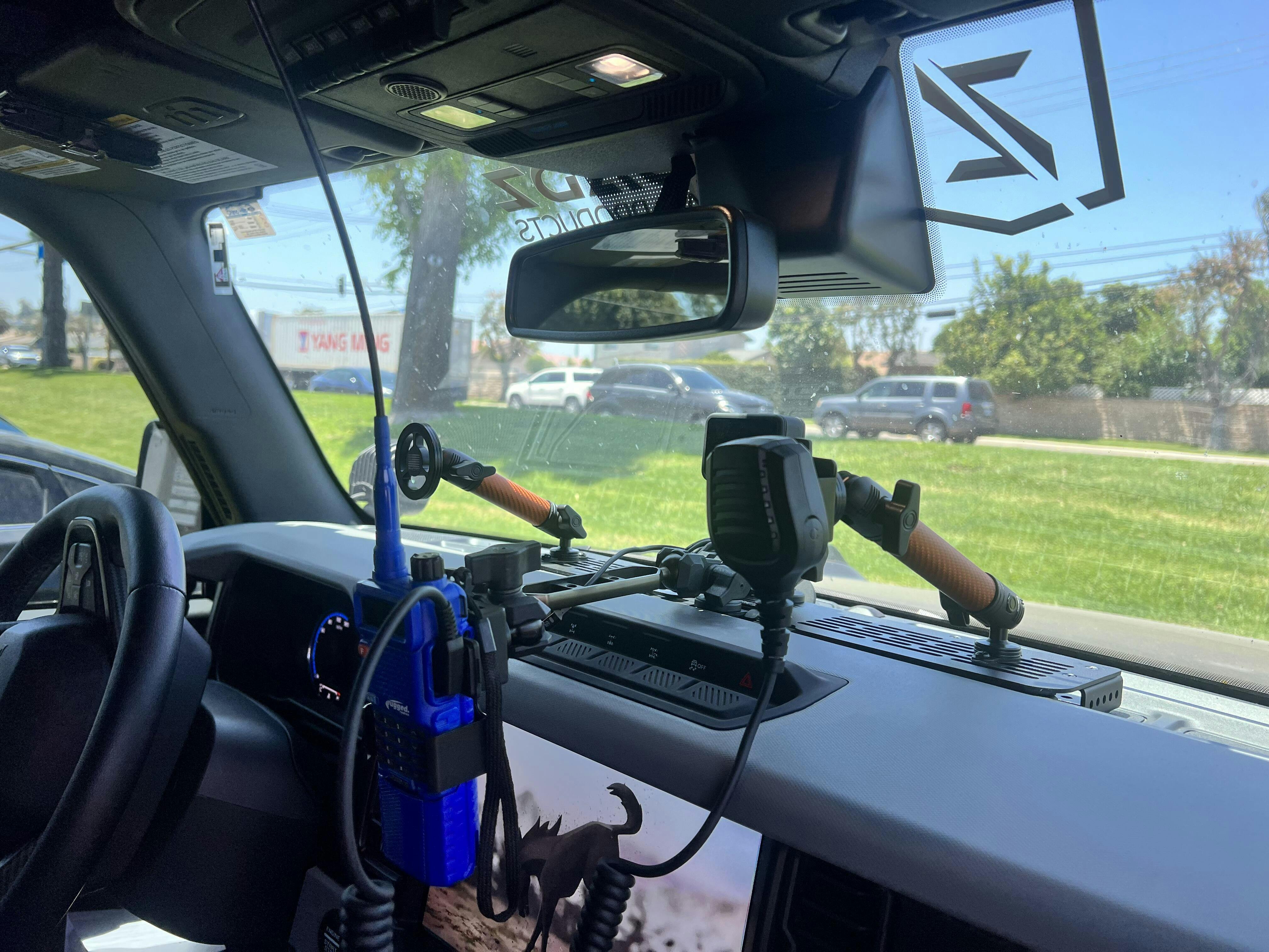 Handheld Radio Holder with 20mm Ball - Bulletpoint Mounting Solutions