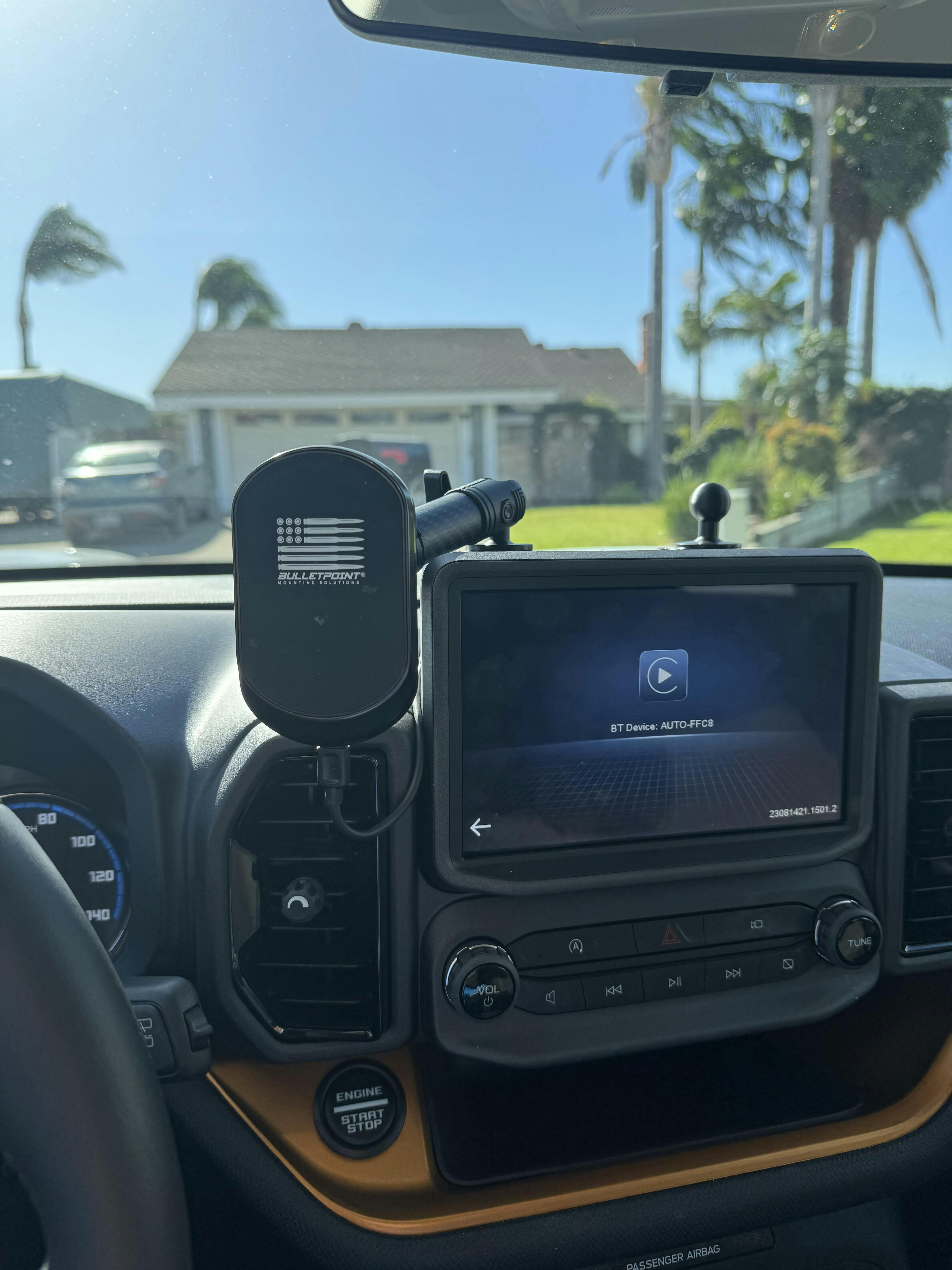 RubiGrid® 2021+ Ford Bronco Sport Platform Dash Mount Device Phone Hol ...