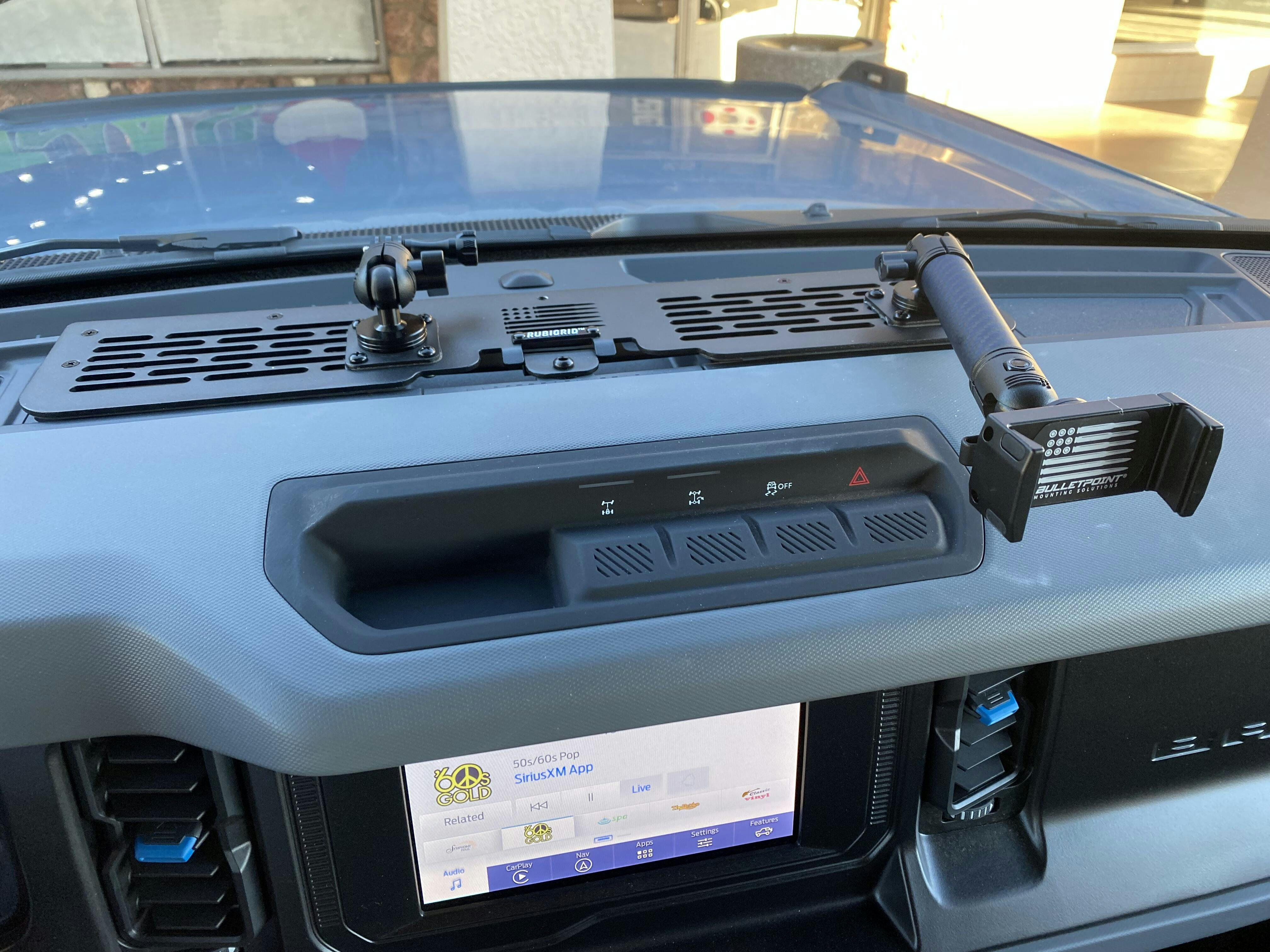 RubiGrid® 2021+ Ford Bronco Platform Dash Mount Device Phone Holder ...