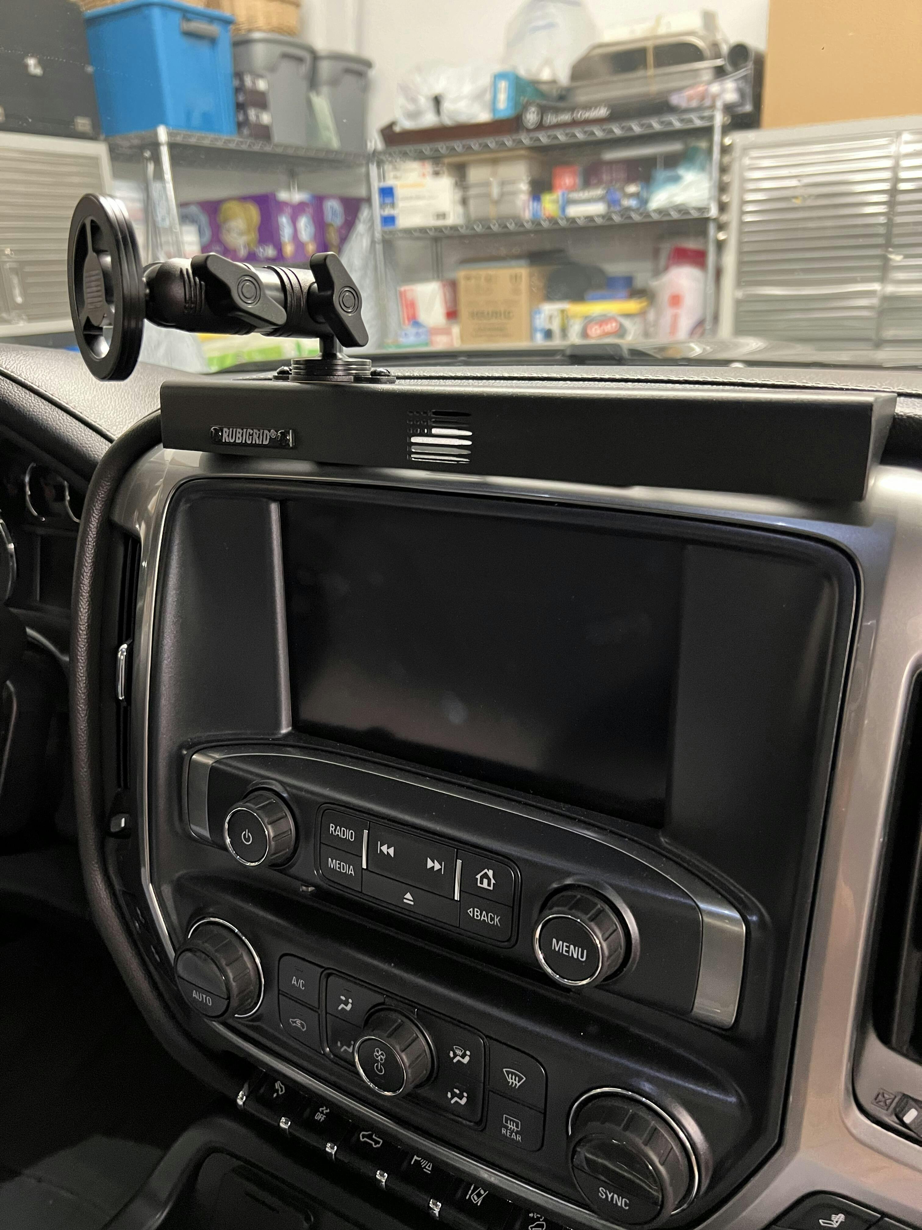 RubiGrid® 2014-2019 GMC Sierra + Chevrolet Silverado Phone Holder Mult ...