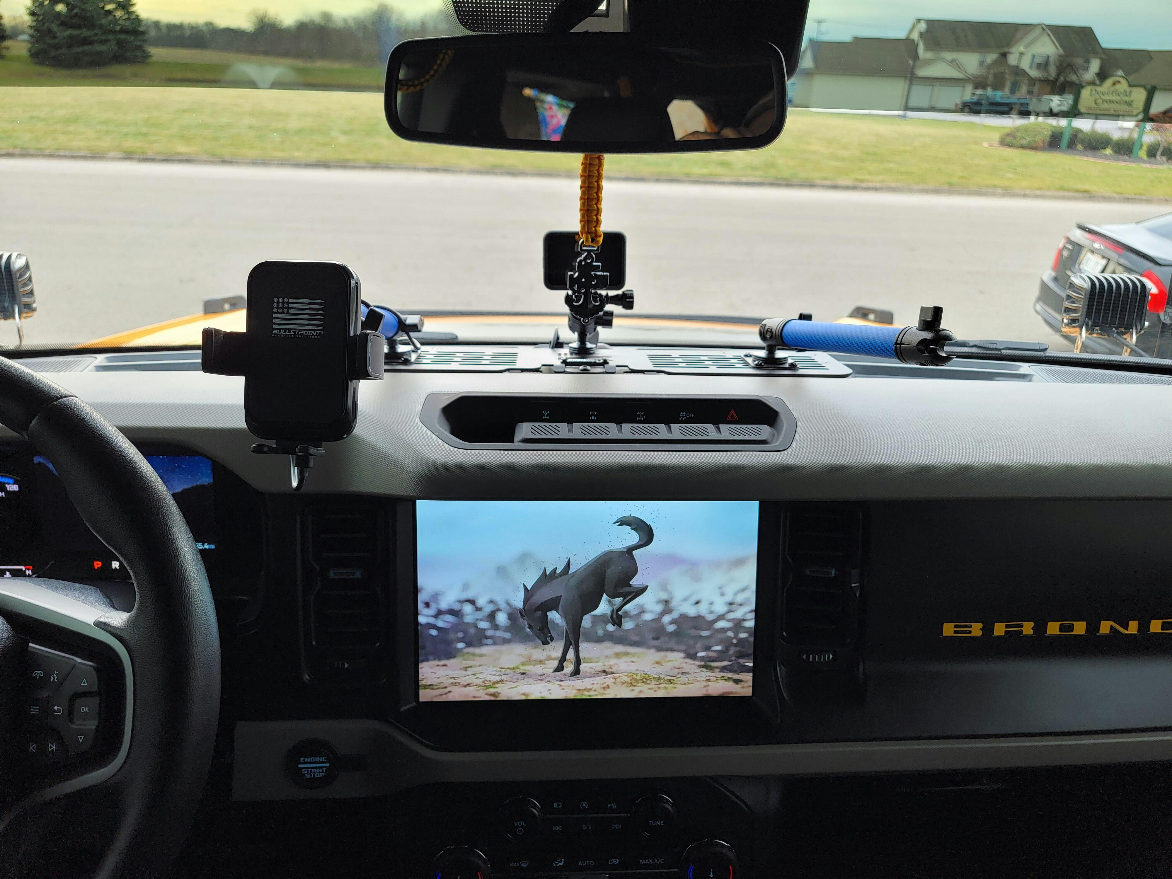 RubiGrid® 2021+ Ford Bronco Platform Dash Mount Device Phone Holder ...