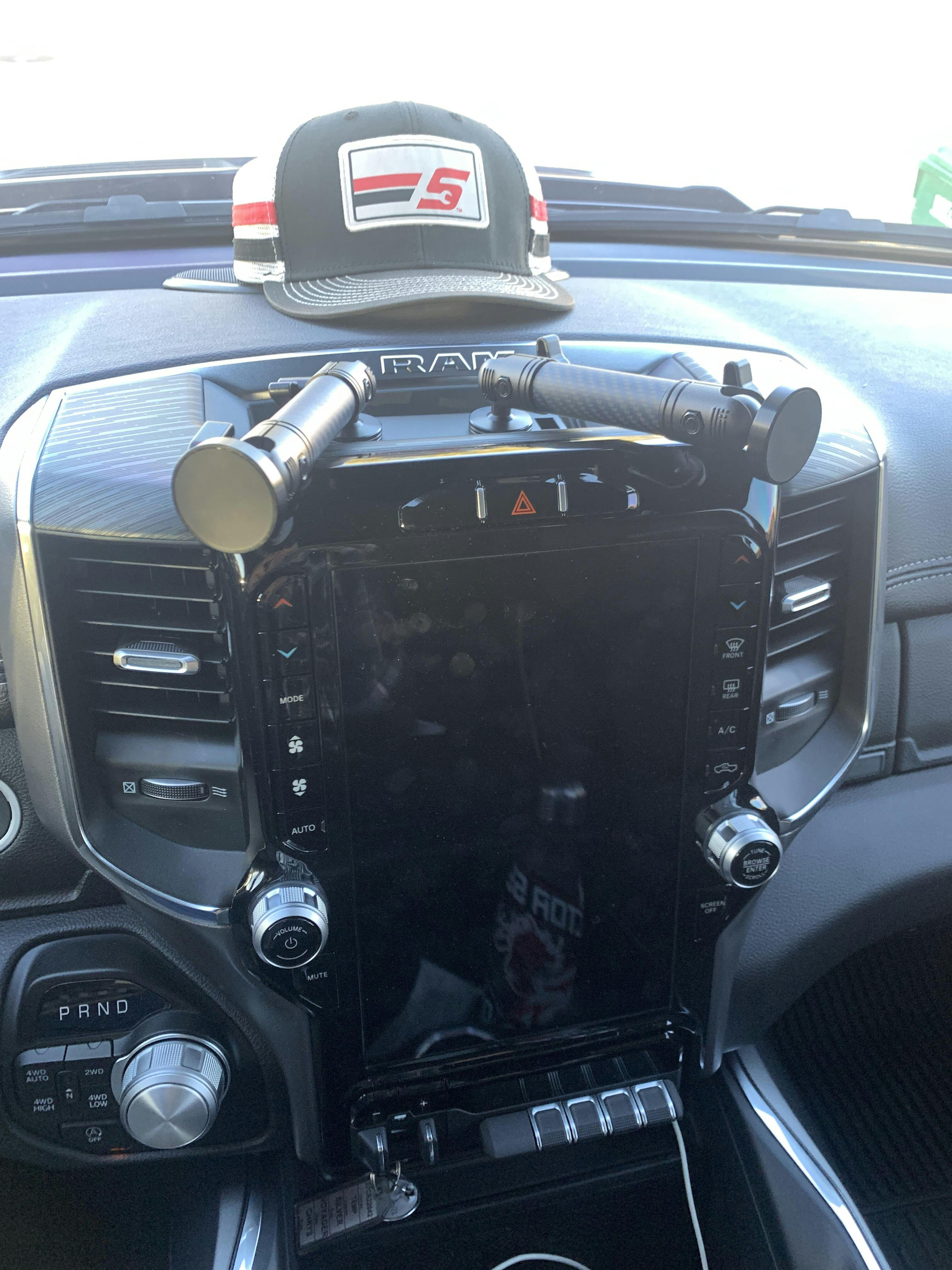 Bulletpoint RAM Truck Phone Mount Metal Series 2019-Current ...