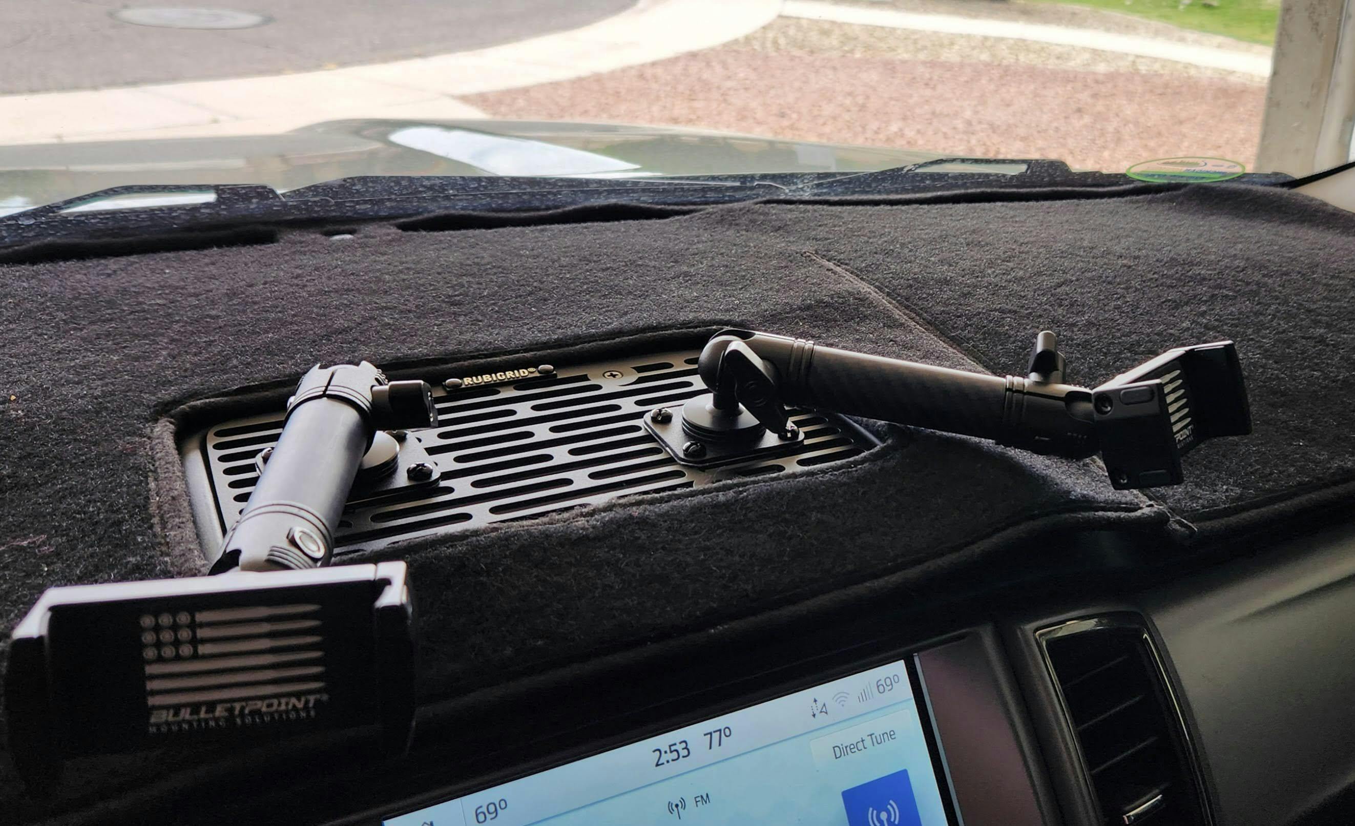 RubiGrid® 2019-2023 Ford Ranger Phone Holder Multi-Device Dash Mount ...