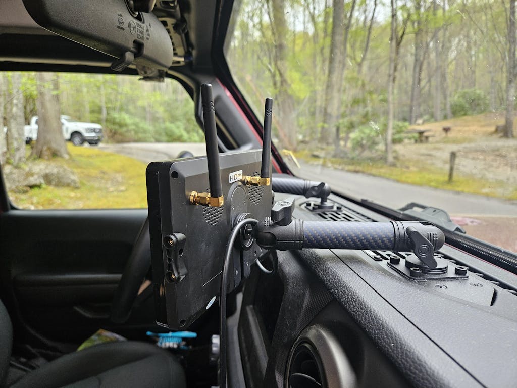 Backup Camera Monitor Mount & T-Bolt Adapter with 20mm Ball Mount ...