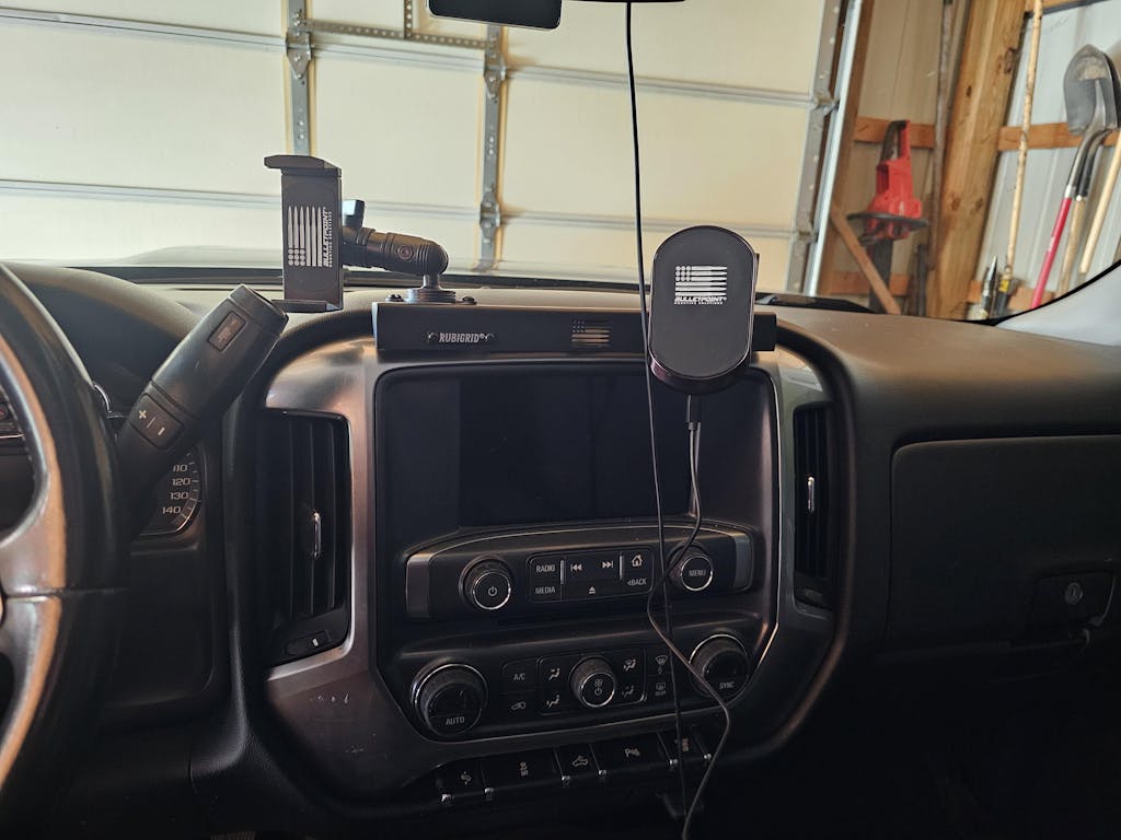 RubiGrid® 2014-2019 GMC Sierra + Chevrolet Silverado Phone Holder Mult ...