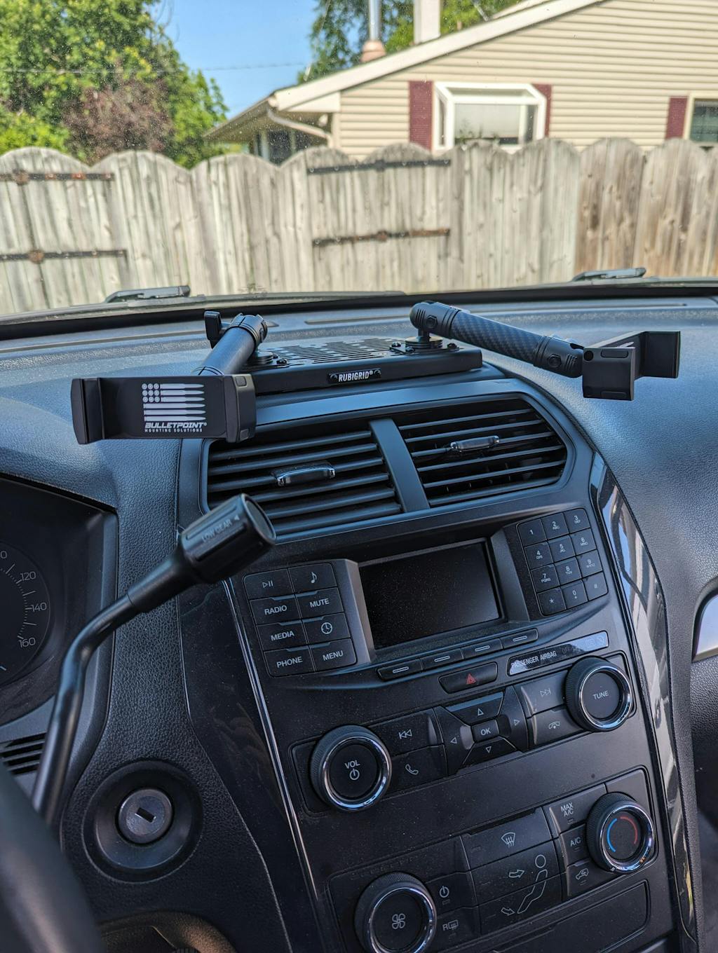 RubiGrid® Universal Dash Mount Phone + Device Holder with 3-Ball Capac ...