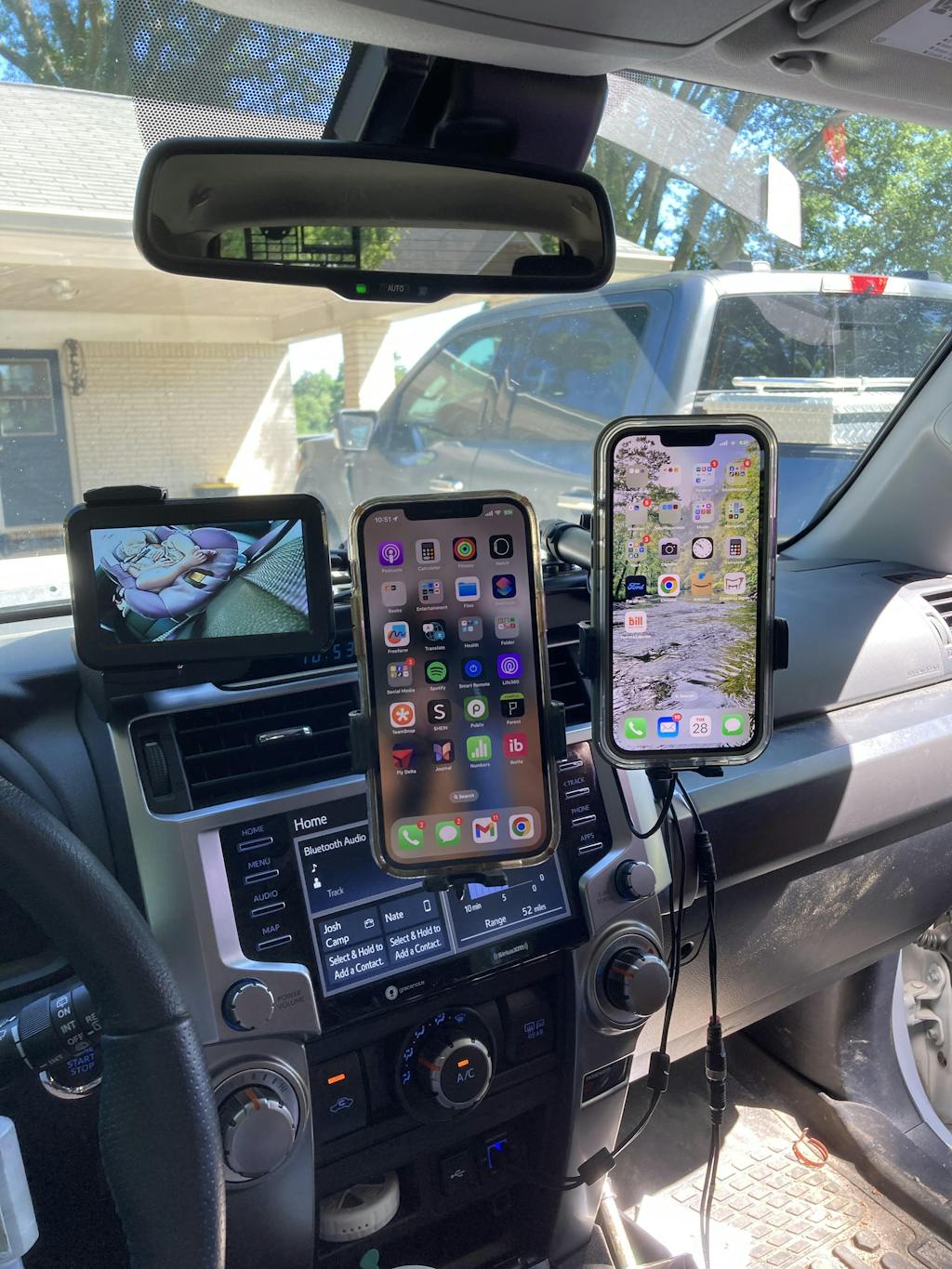 RubiGrid 2010-2024 Toyota 4Runner Dash Mount Phone + Device Holder ...