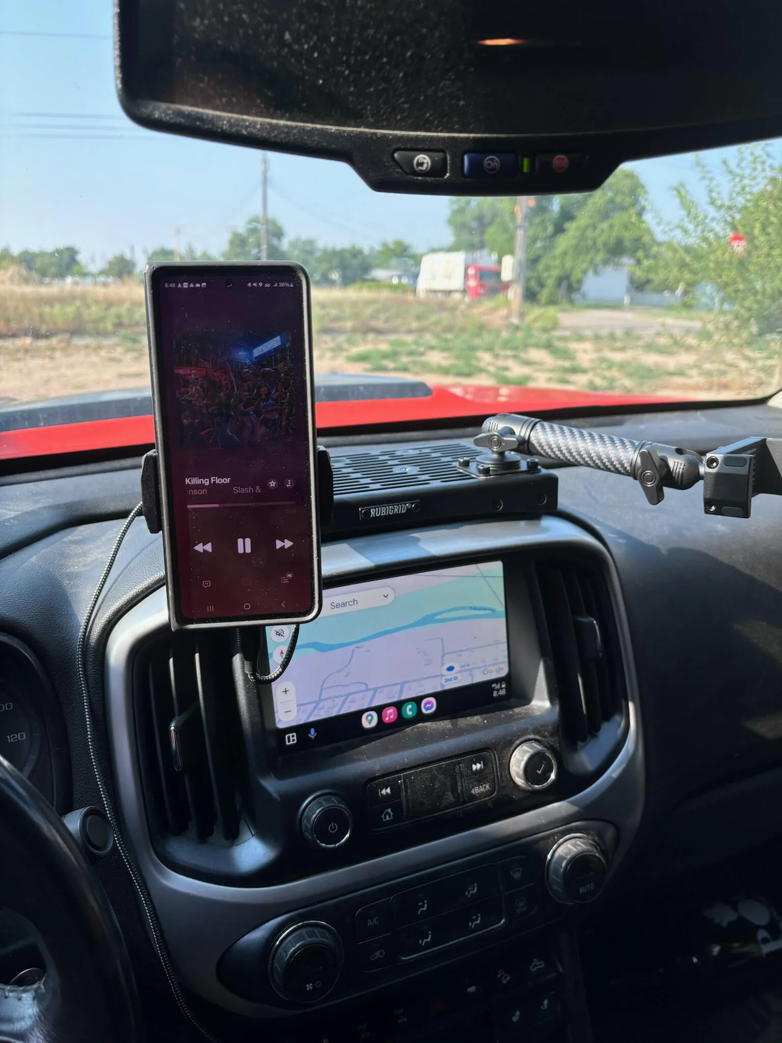 RubiGrid® 2015-2022 Chevrolet Colorado & GMC Canyon Dash Mount Phone H ...
