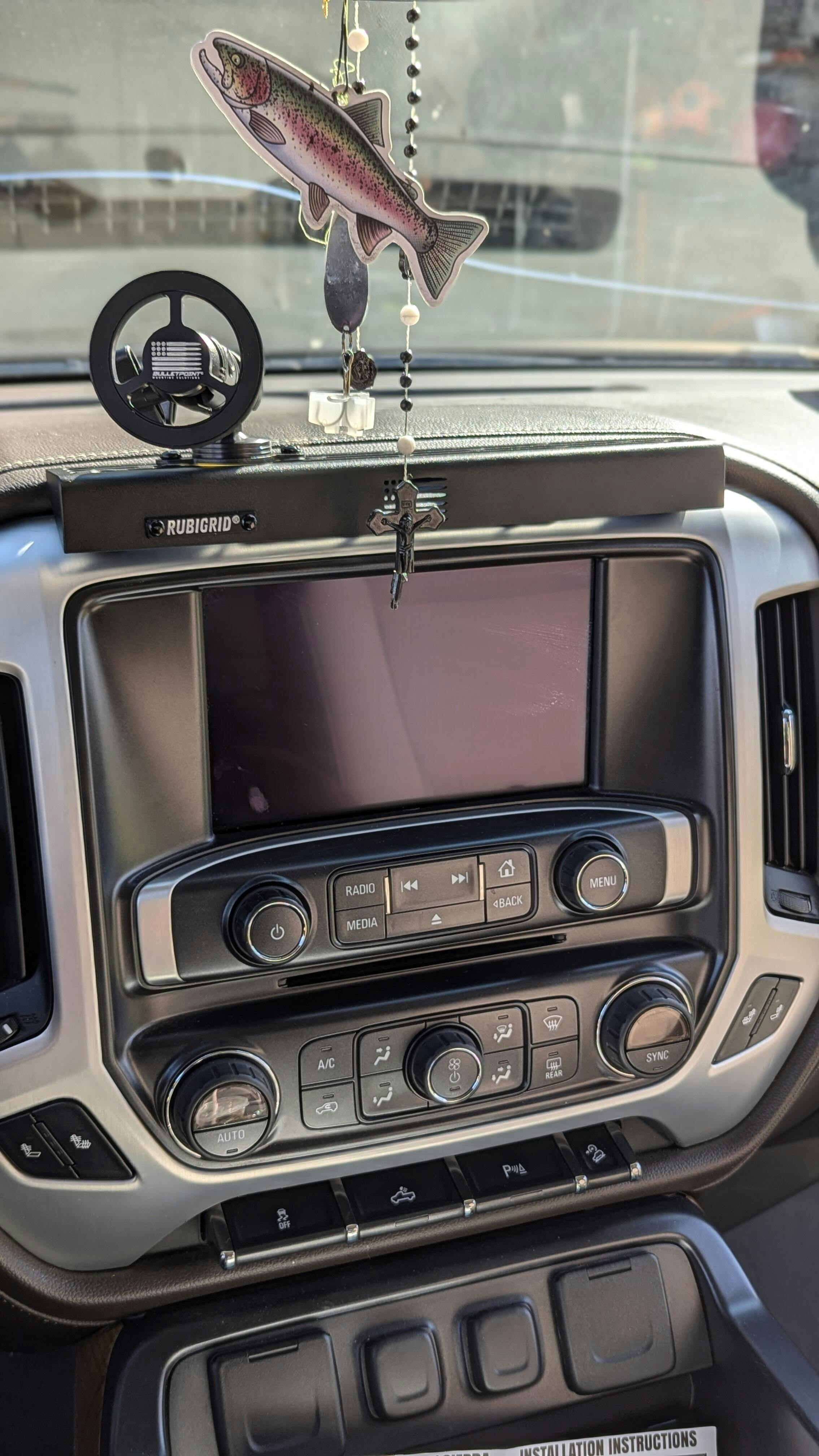 RubiGrid® 2014-2019 GMC Sierra + Chevrolet Silverado Phone Holder Mult ...