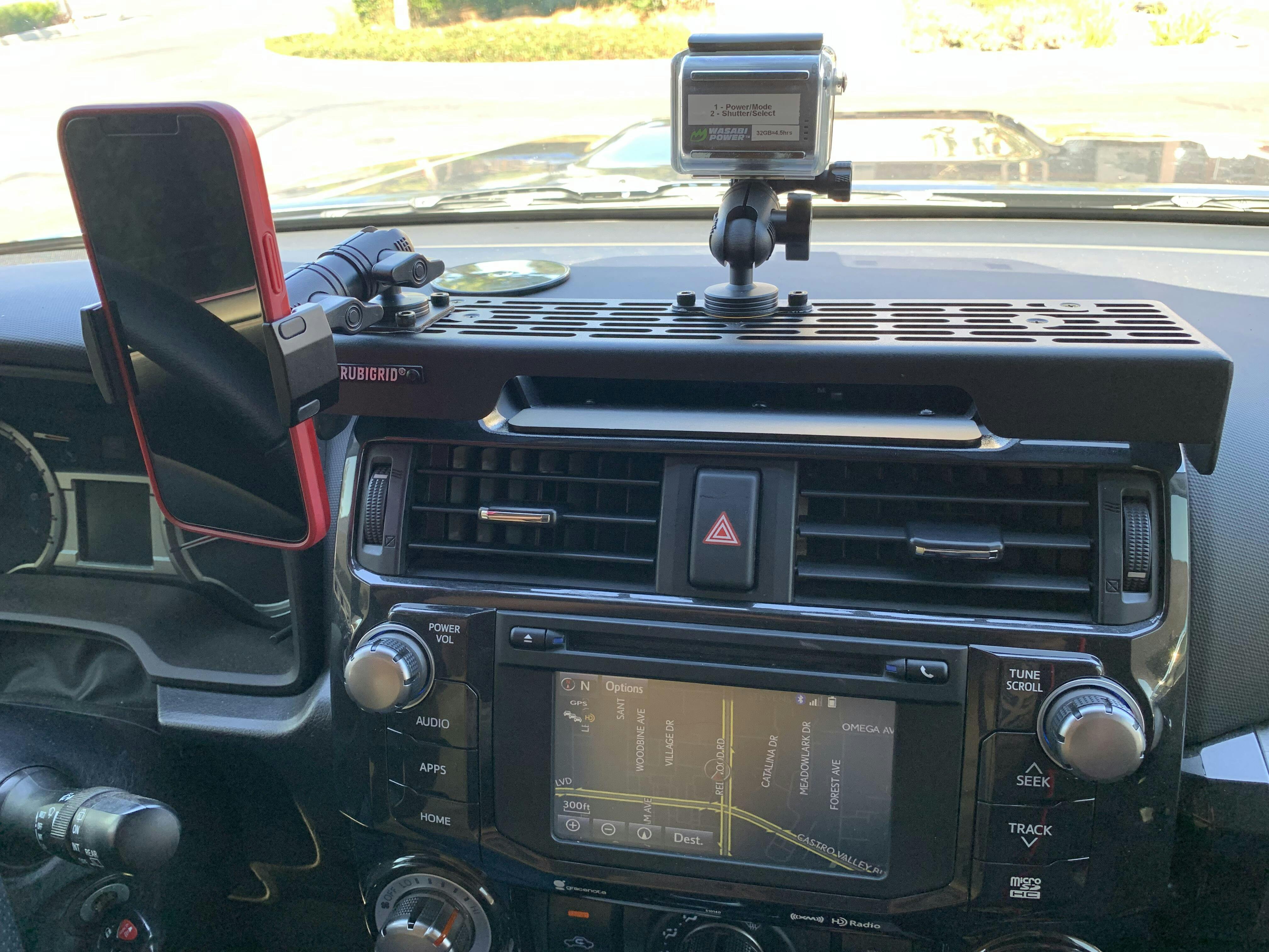 RubiGrid 2010-2024 Toyota 4Runner Dash Mount Phone + Device Holder ...