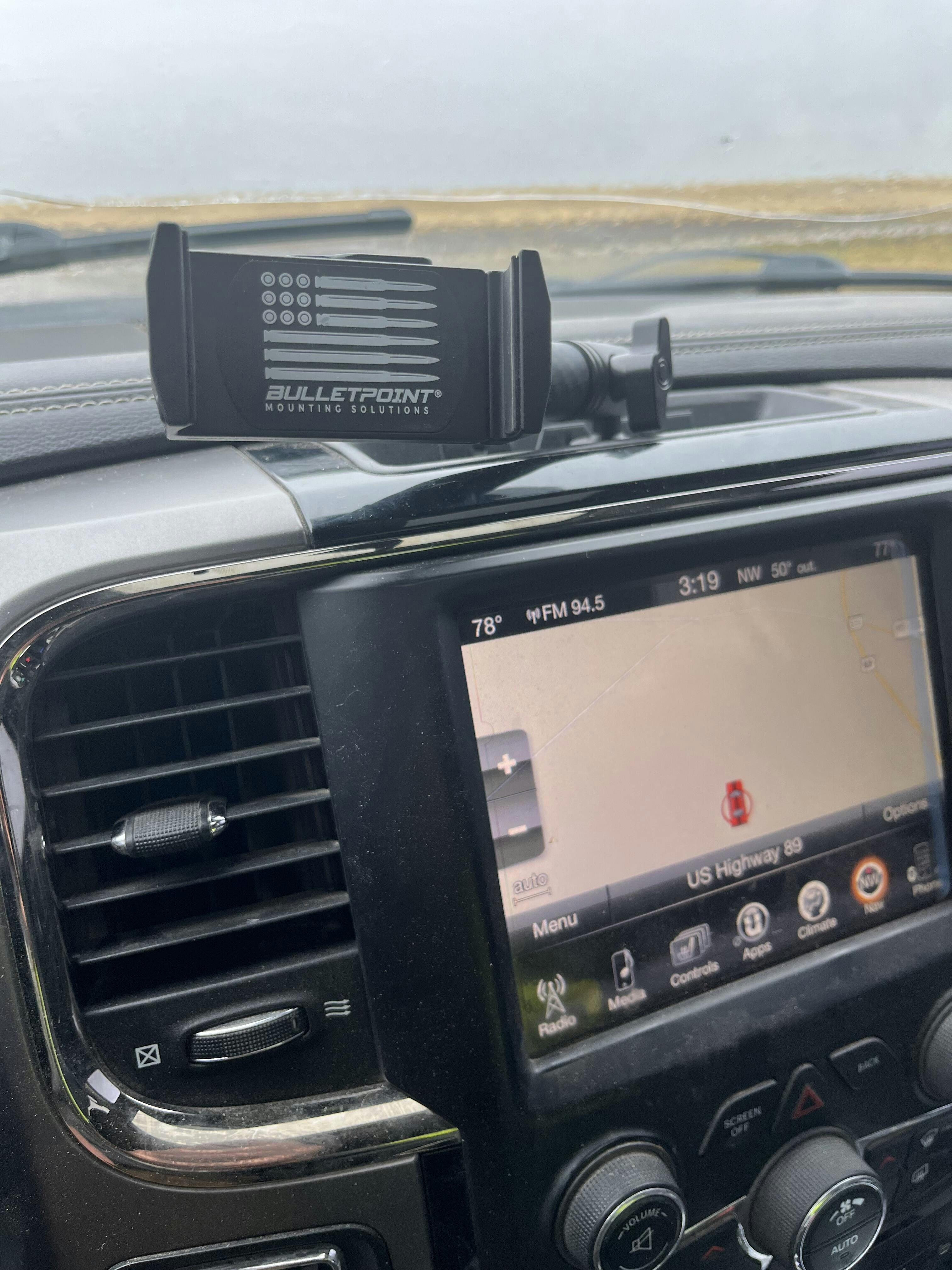 Bulletpoint RAM Truck Phone Mount Metal Series 2013-2018 - Bulletpoint ...