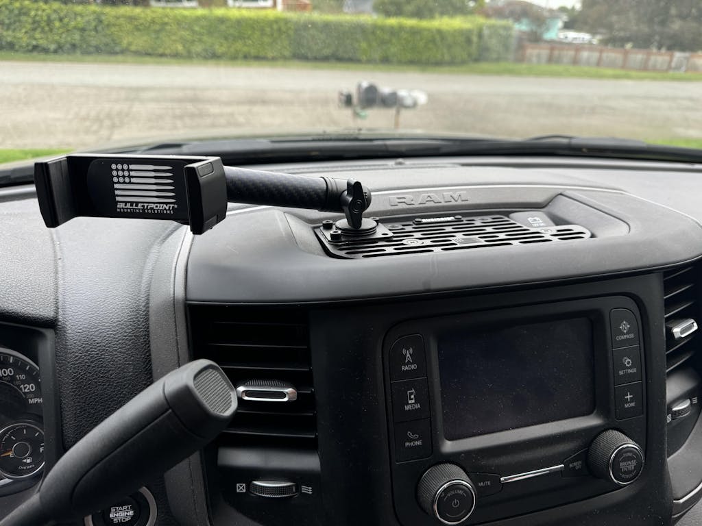 Universal Phone Holder with Articulating Mounting Arm + AMPS Mounting ...