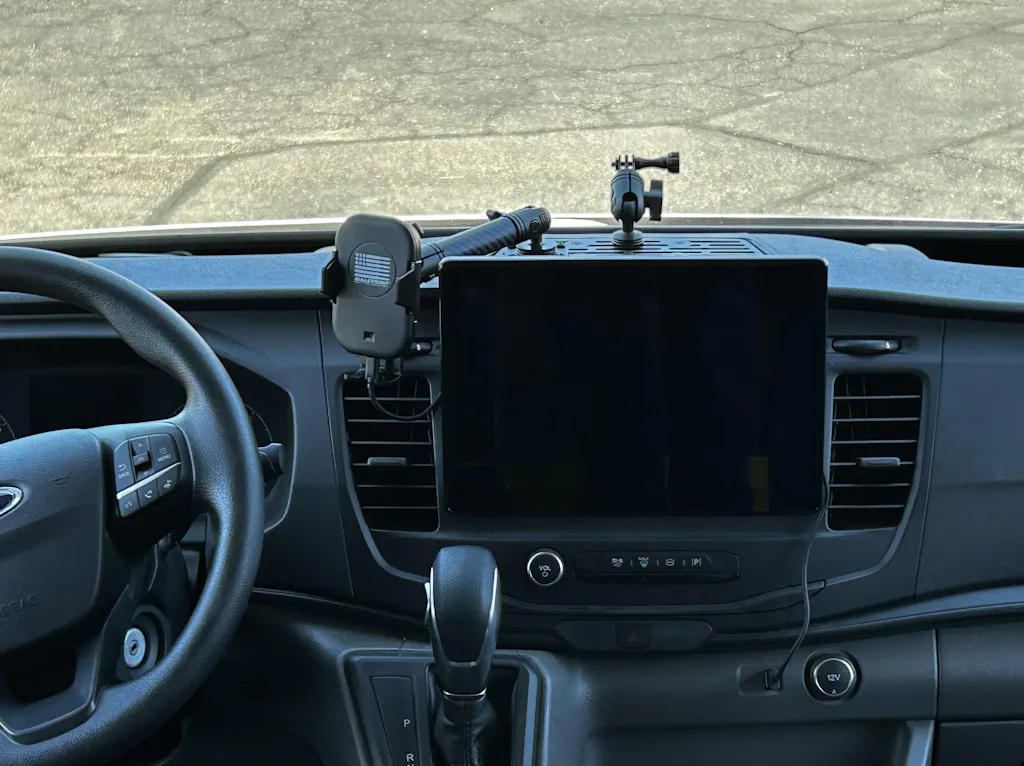 RubiGrid® 2020+ Ford Transit Van Platform Dash Mount Device Phone Hold ...