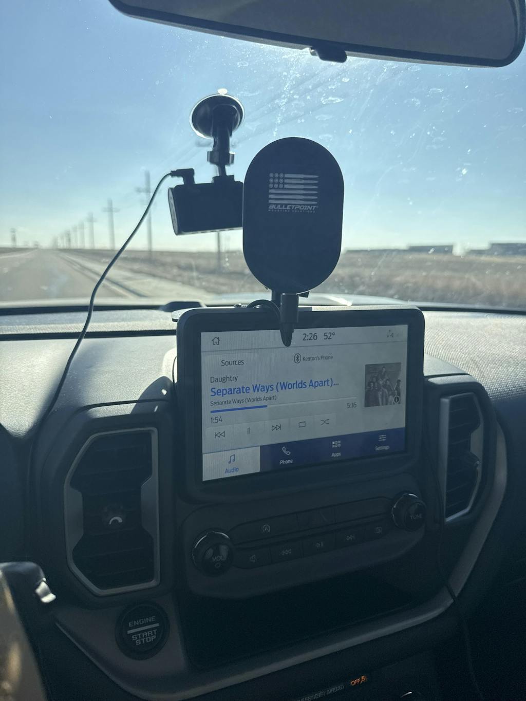 RubiGrid® 2021-2024 Ford Bronco Sport Platform Dash Mount Device Phone ...