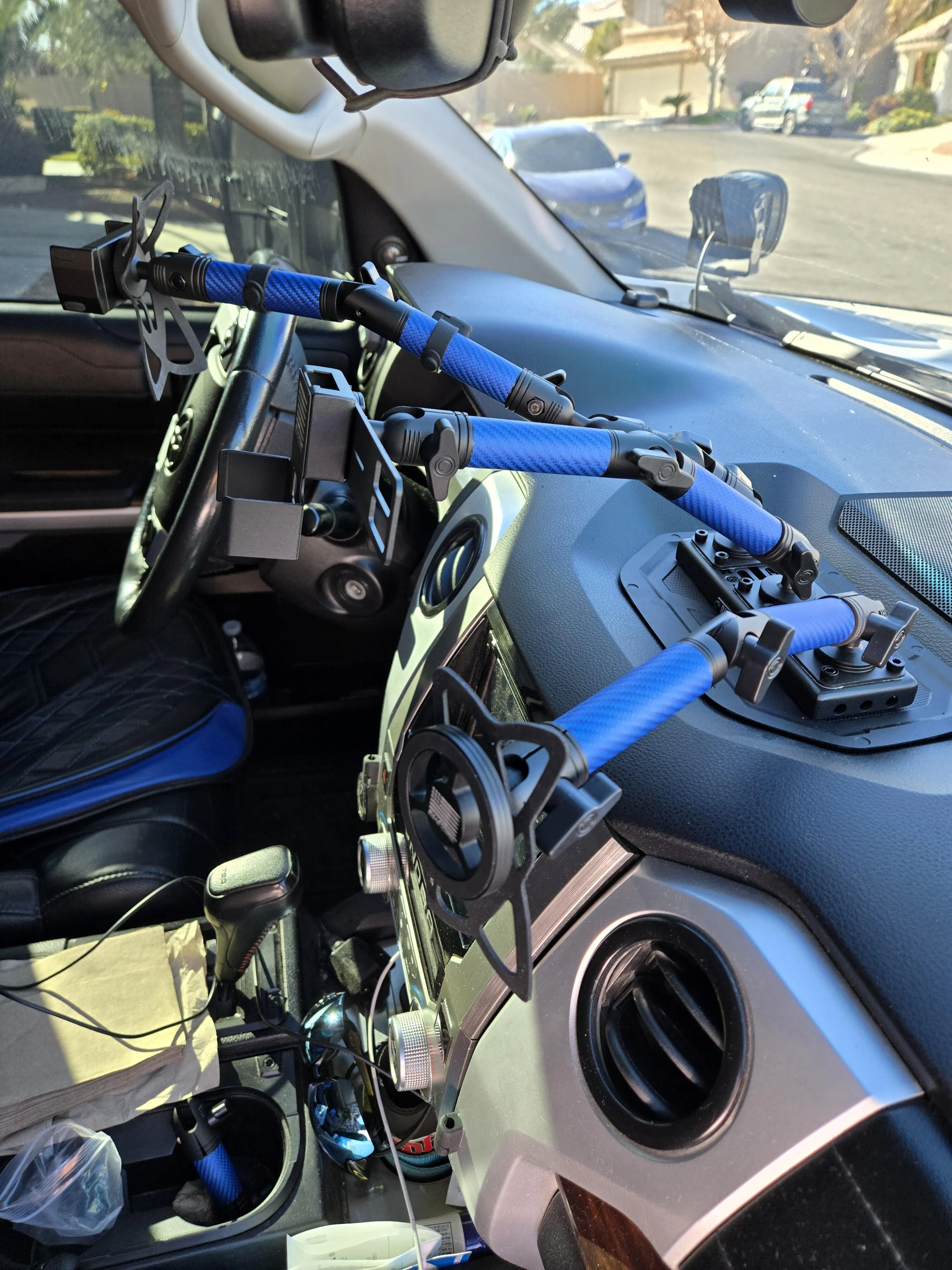 Matte Color Carbon Fiber Adjustable Mounting Arms & Articulating Joint ...