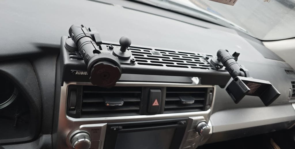 RubiGrid 2010-2024 Toyota 4Runner Dash Mount Phone + Device Holder ...