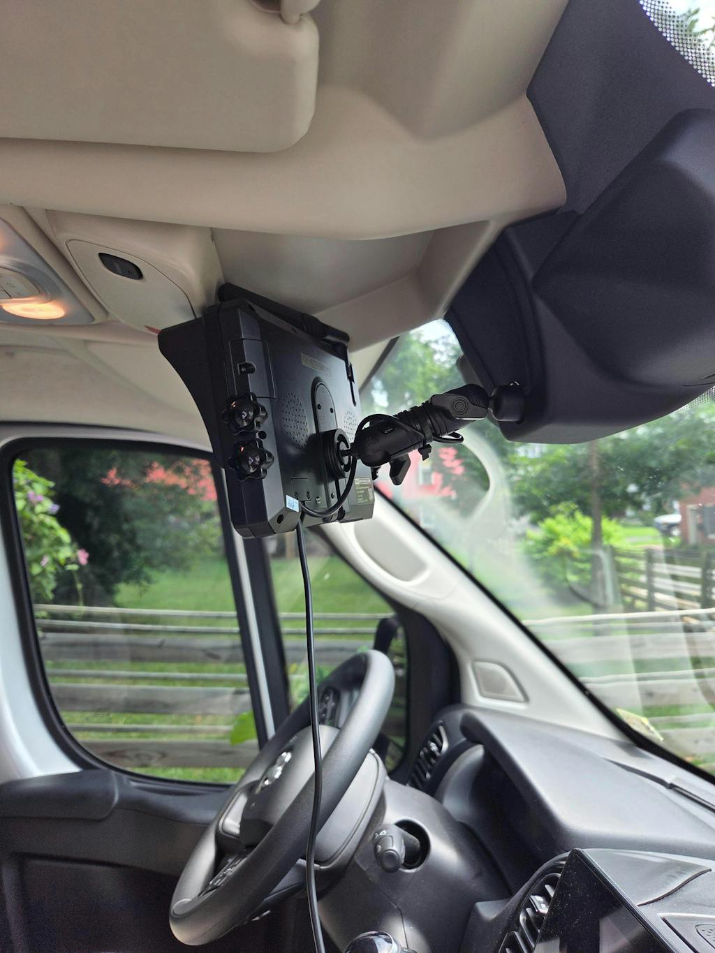 Backup Camera Monitor Mount & T-Bolt Adapter with 20mm Ball Mount ...