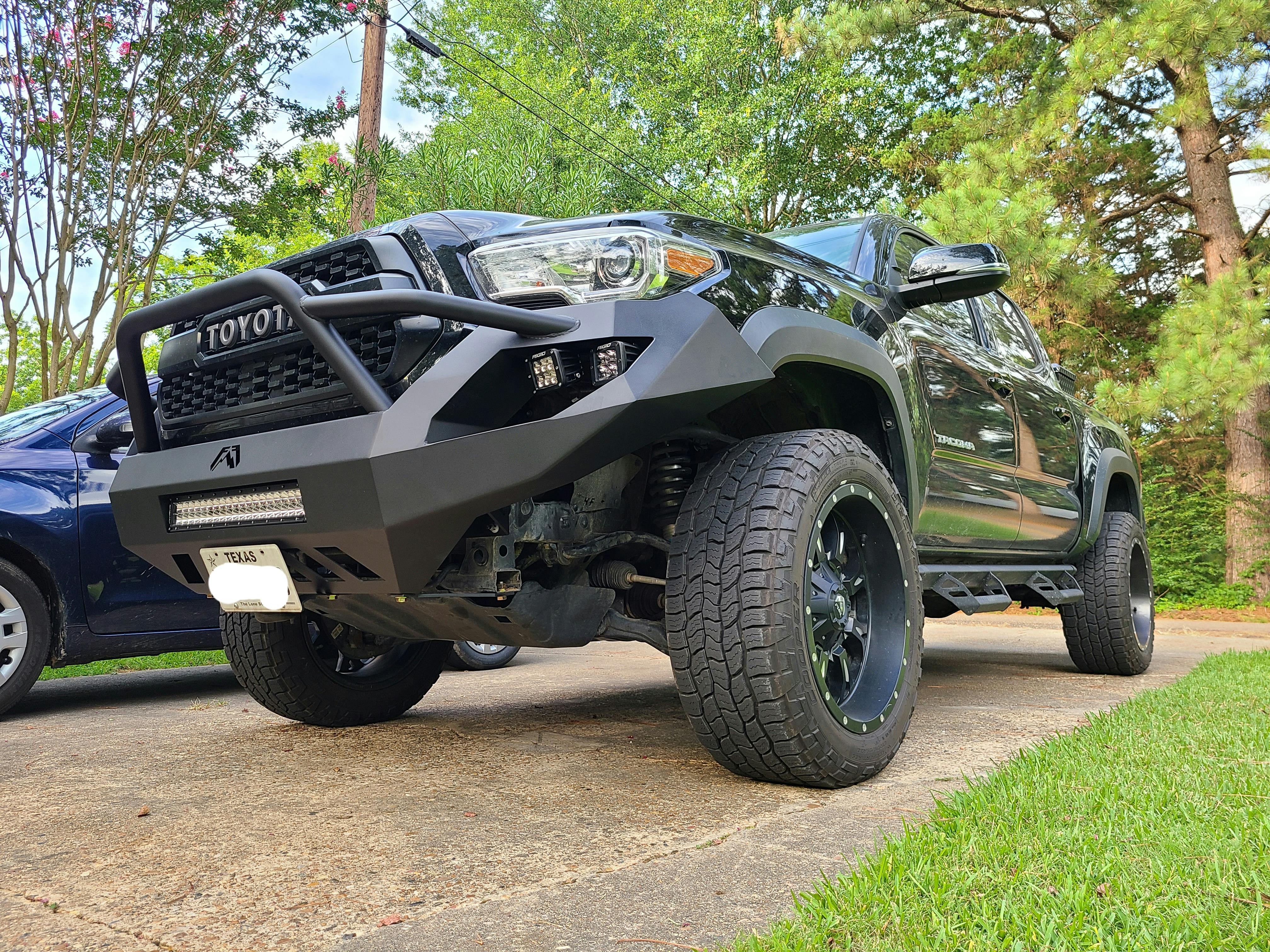 Fab Fours Tt16 D3652 1 Toyota Tacoma 2016 2023 Vengeance Front Bumper