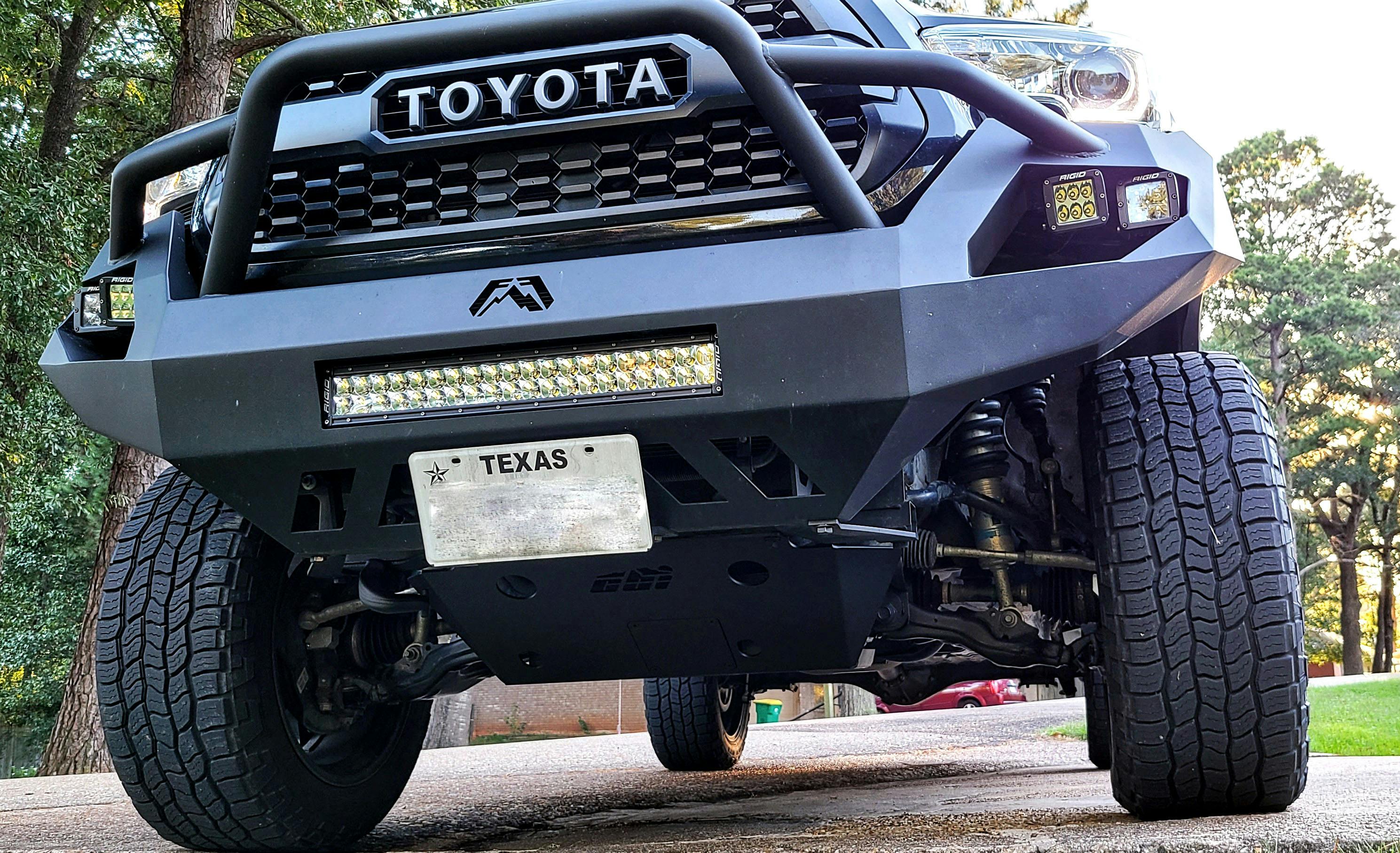 Fab Fours Tt16 D3652 1 Toyota Tacoma 2016 2023 Vengeance Front Bumper