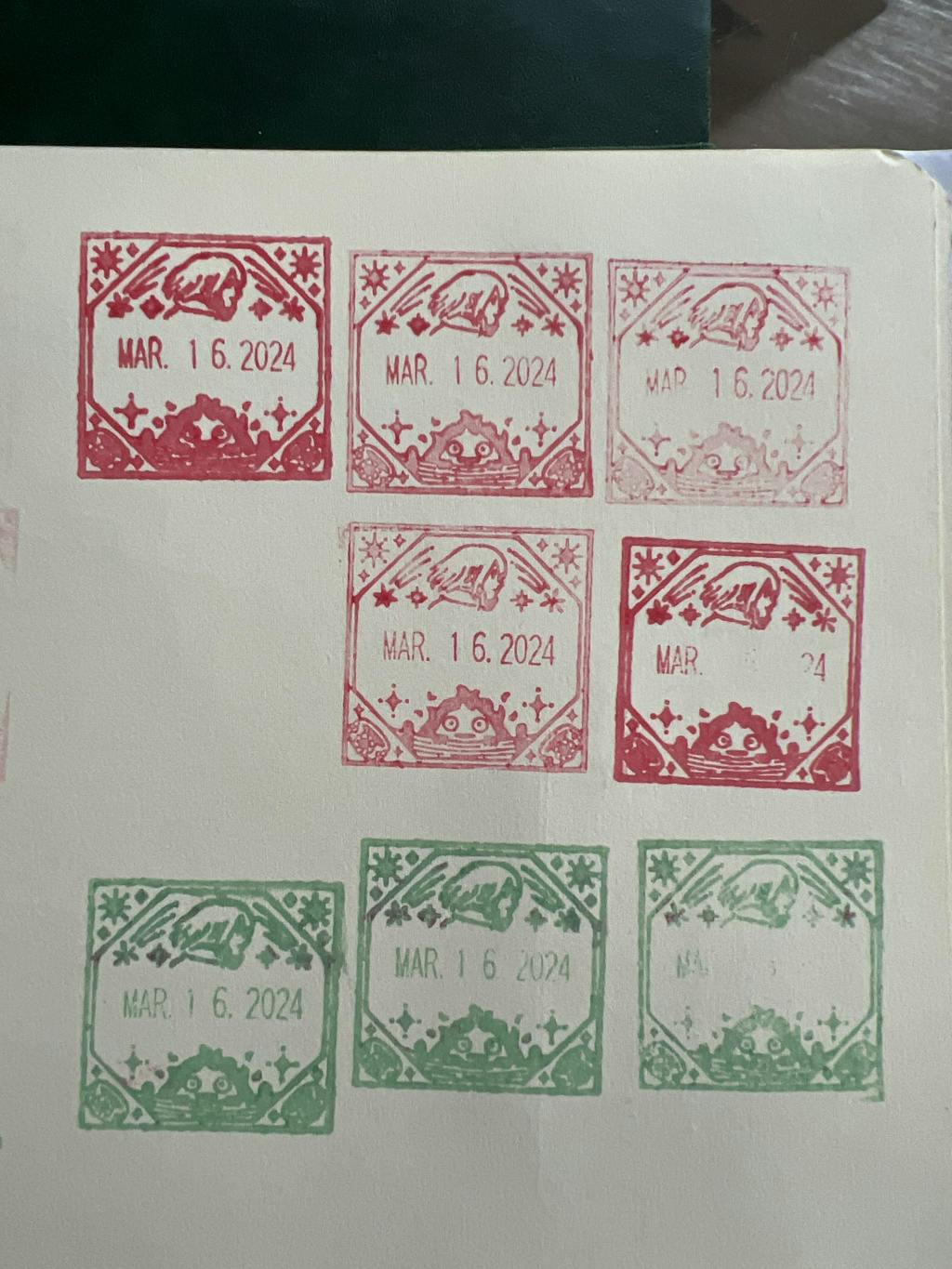 Rotating Date Stamp Studio Ghibli / Sanby – bungu