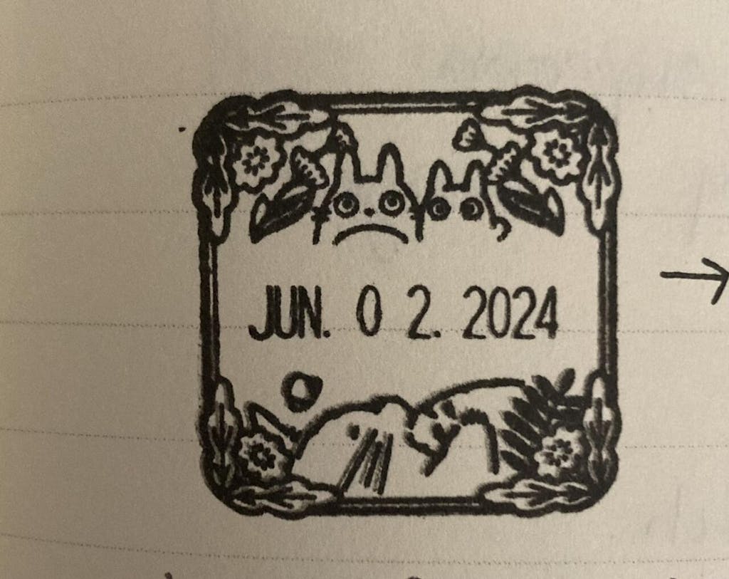 Rotating Date Stamp Studio Ghibli / Sanby – bungu