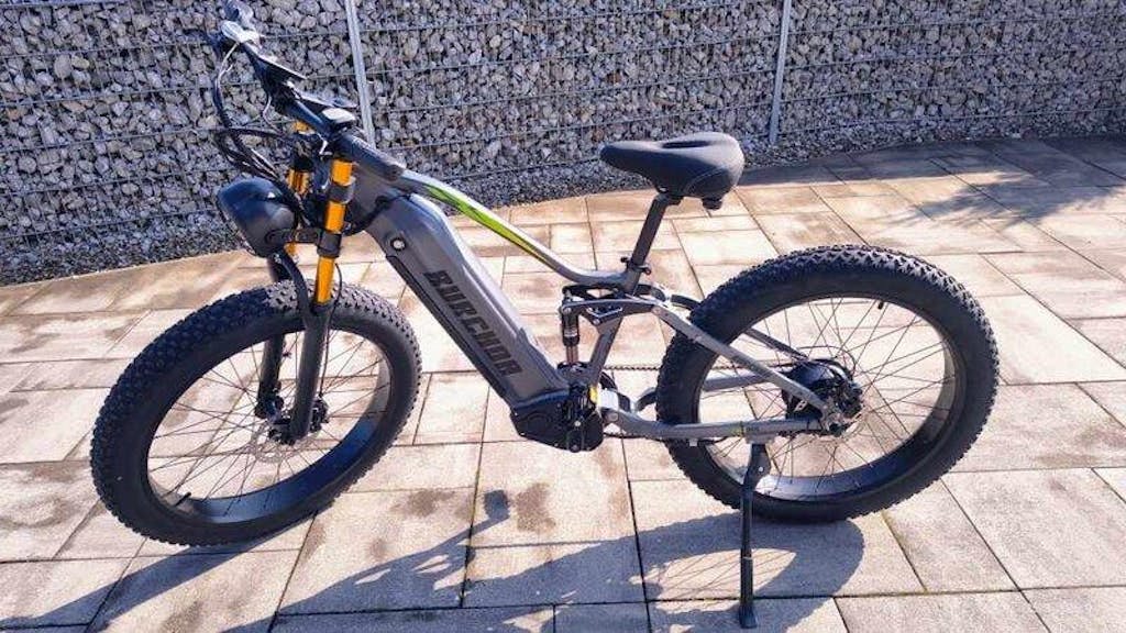 BURCHDA RX80(Upgraded) Off-road Full Suspension Fat Tire E-bike ...