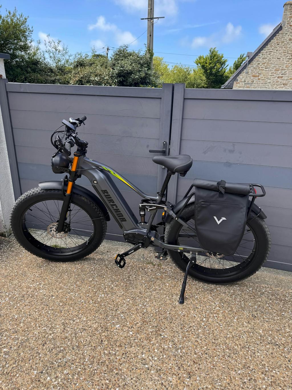 BURCHDA RX80(Upgraded) Off-road Full Suspension Fat Tire E-bike ...
