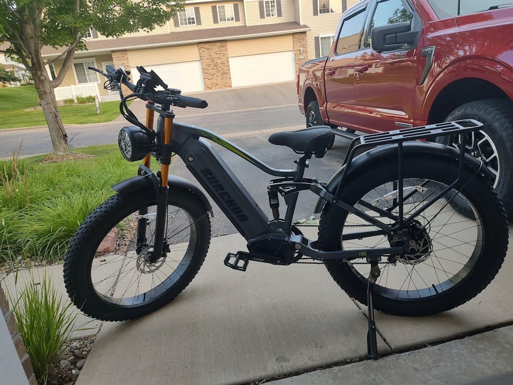 Burchda RX80 Fat Tire Mountain Electric Bike for Adults, 28MPH Full ...