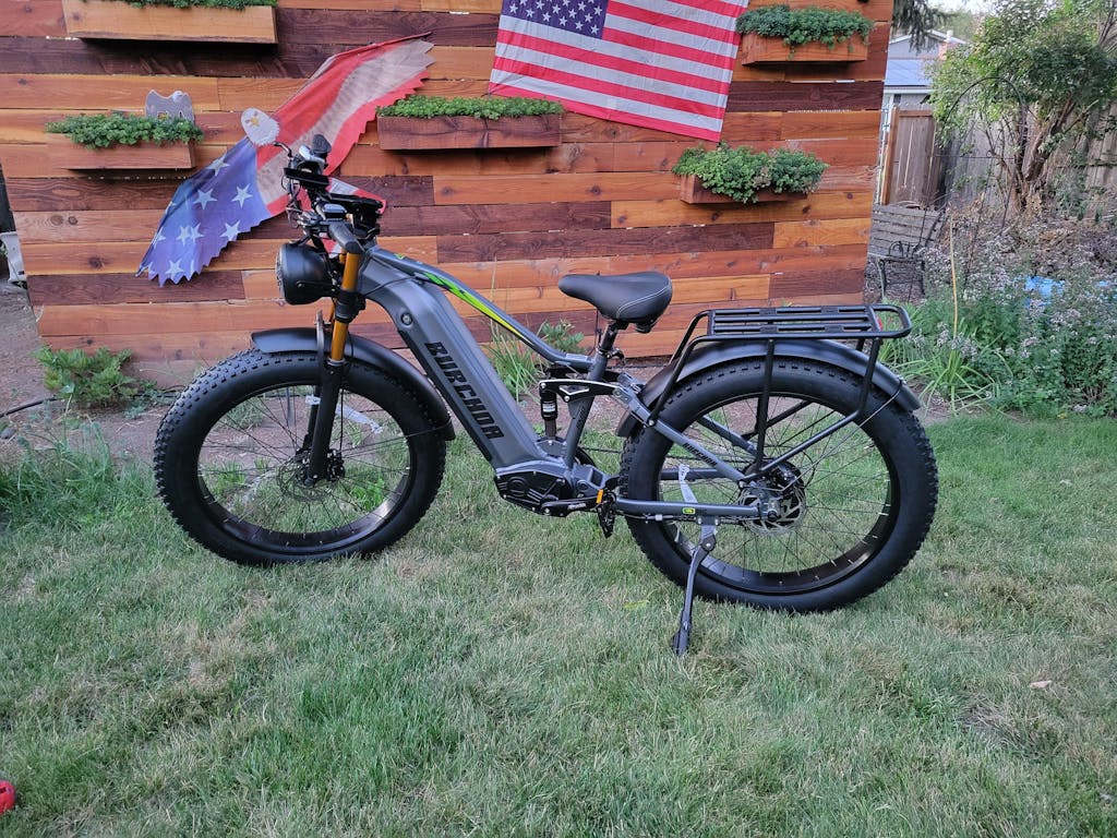 Burchda RX80 Fat Tire Mountain Electric Bike for Adults, 28MPH Full ...