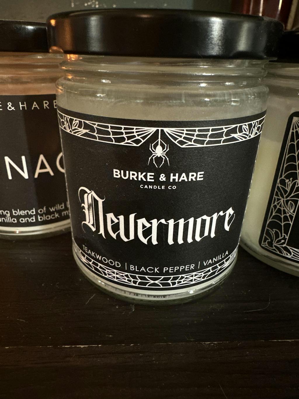 Nevermore Scented Candle for Book Lovers (Edgar Allan Poe) – Burke ...