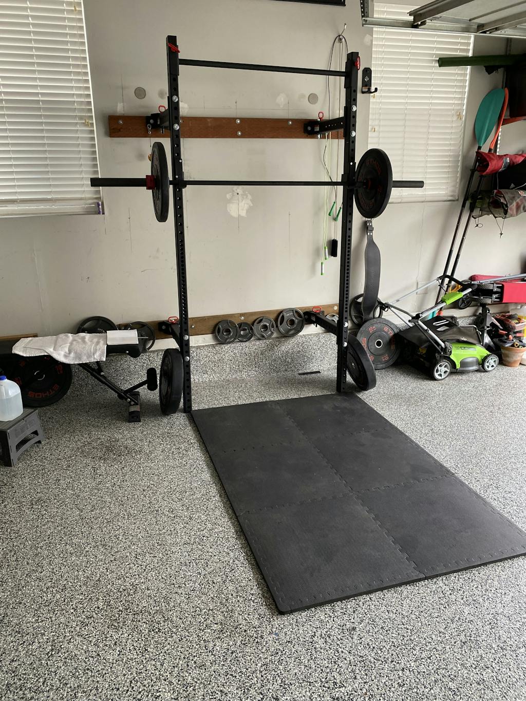 Heavy Duty Folding Squat Rack for Your Home Gym - American Made – BURLI