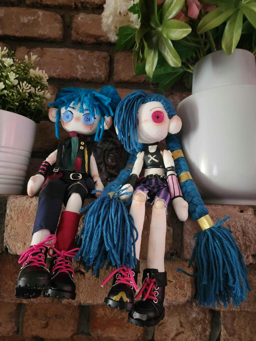 Jinx--Handmade doll – Button Eyes Dolls