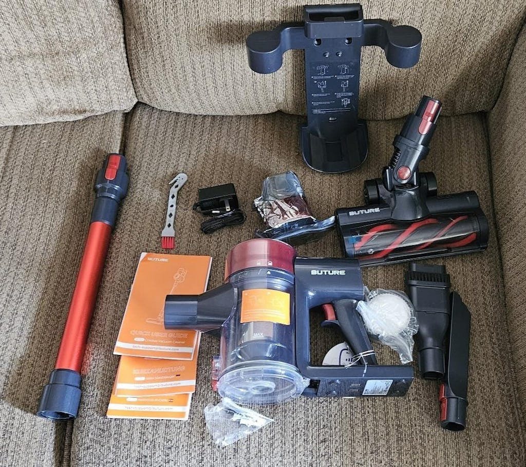 Buture VC50 Cordless Vacuum Cleaner | 33Kpa, Red