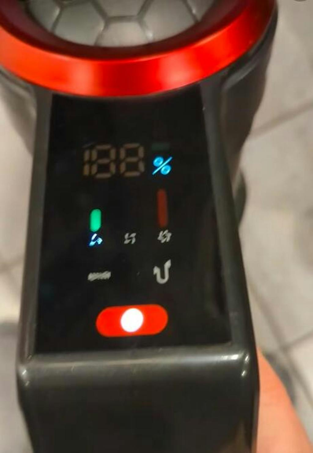 Buture JR700 Red Wireless Stick Vacuum Cleaner