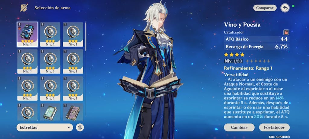 Neuvillette Account: Cheap AR10 Genshin Starter Account