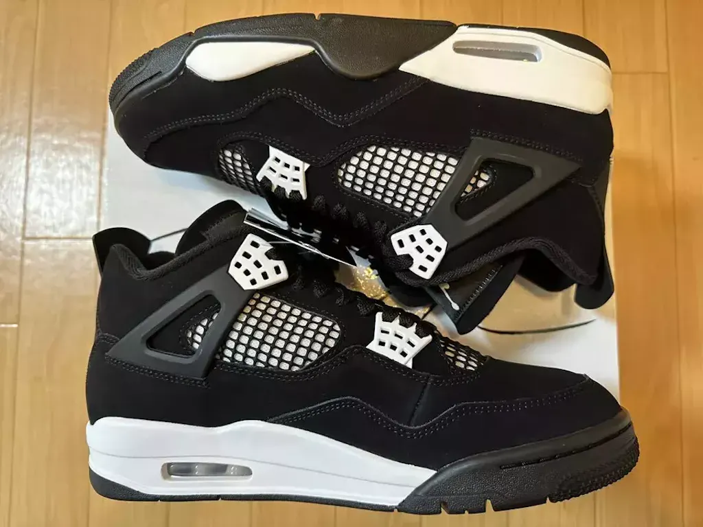 Nike Air Jordan 4 Retro 'White Thunder' Casual Sport Sneaker - Buypurity