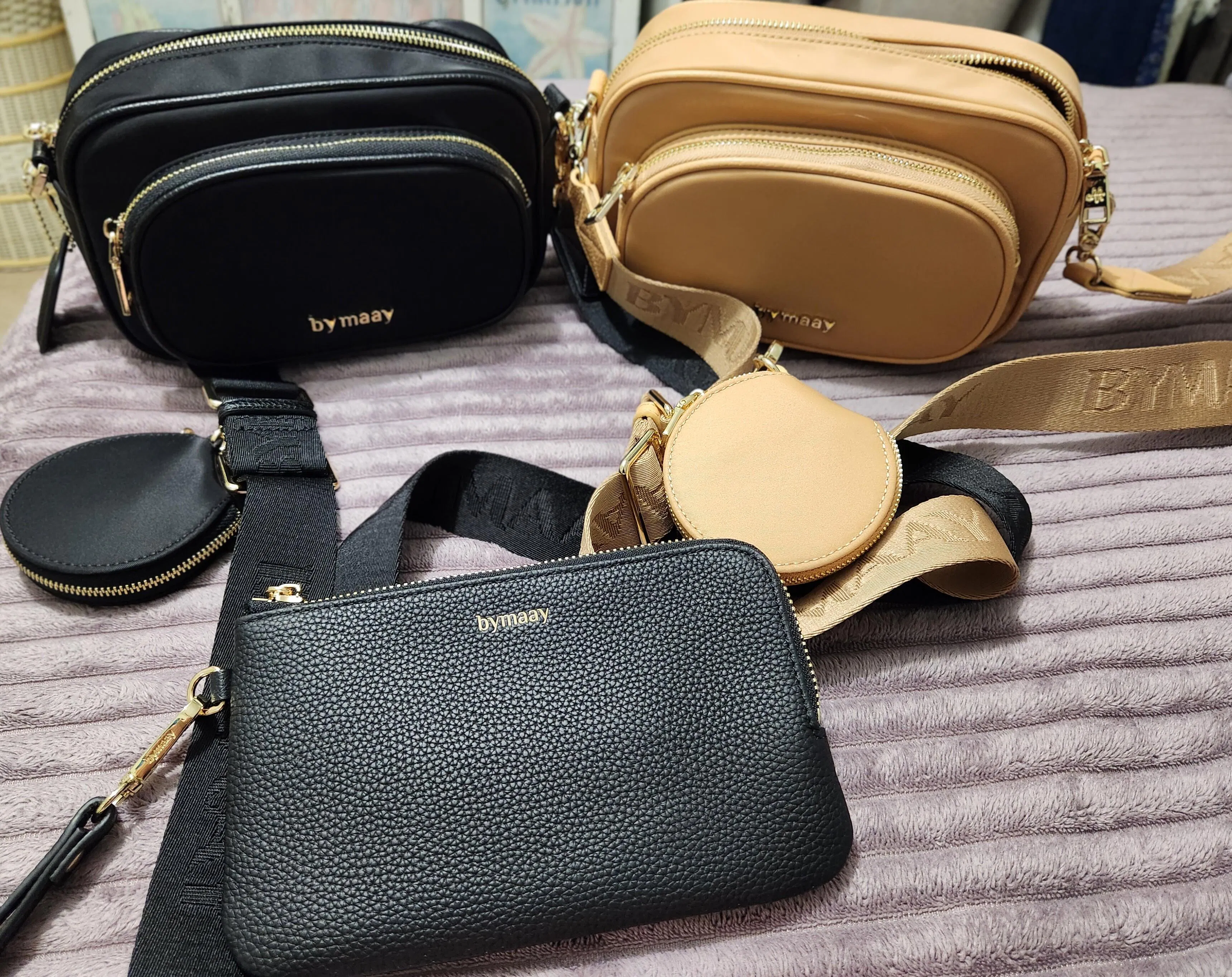 Tan Eco-Friendly Crossbody Bag | Versatile & Stylish | Bymaay – bymaay