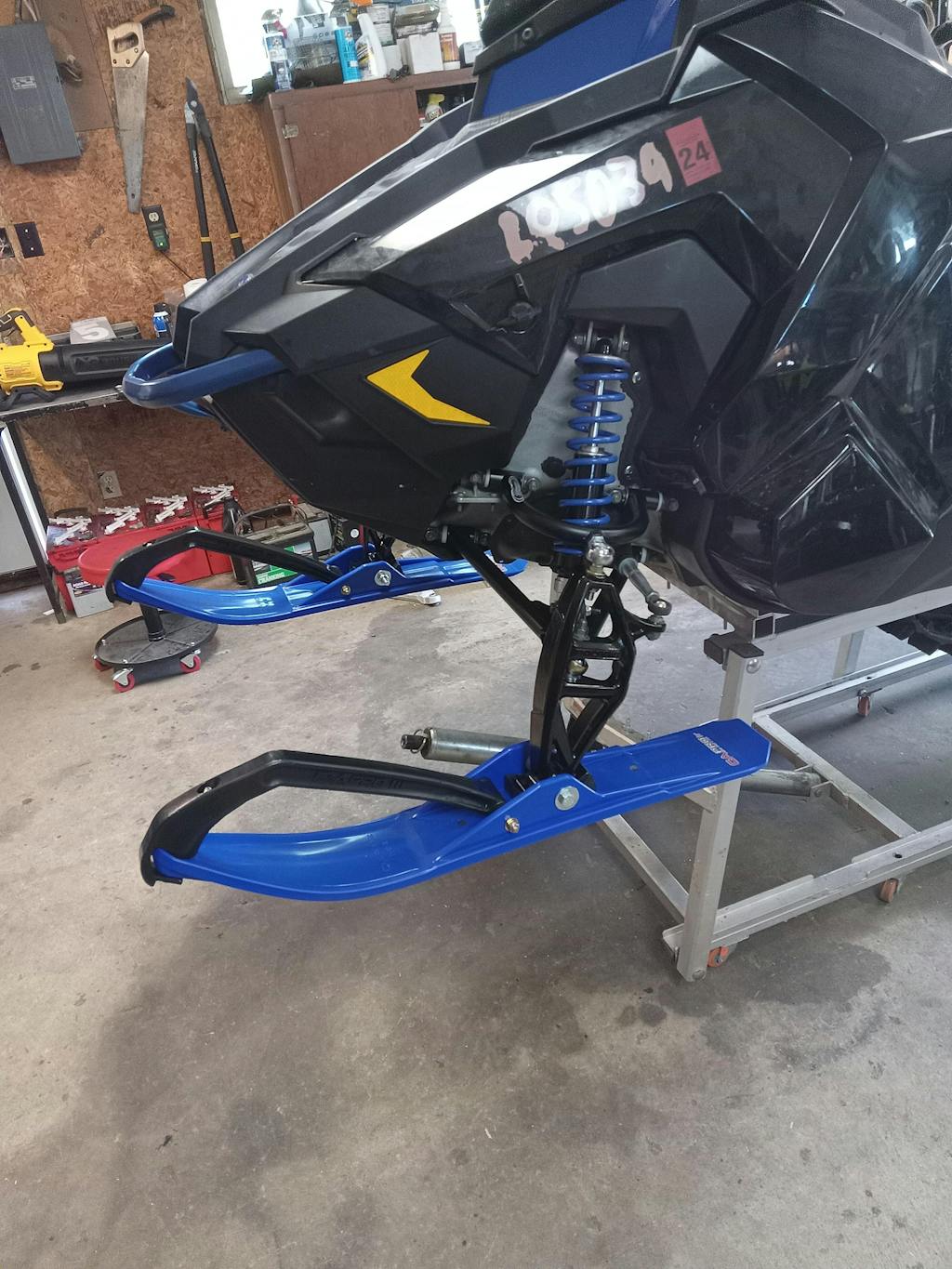 Mini Snowmobile Skis