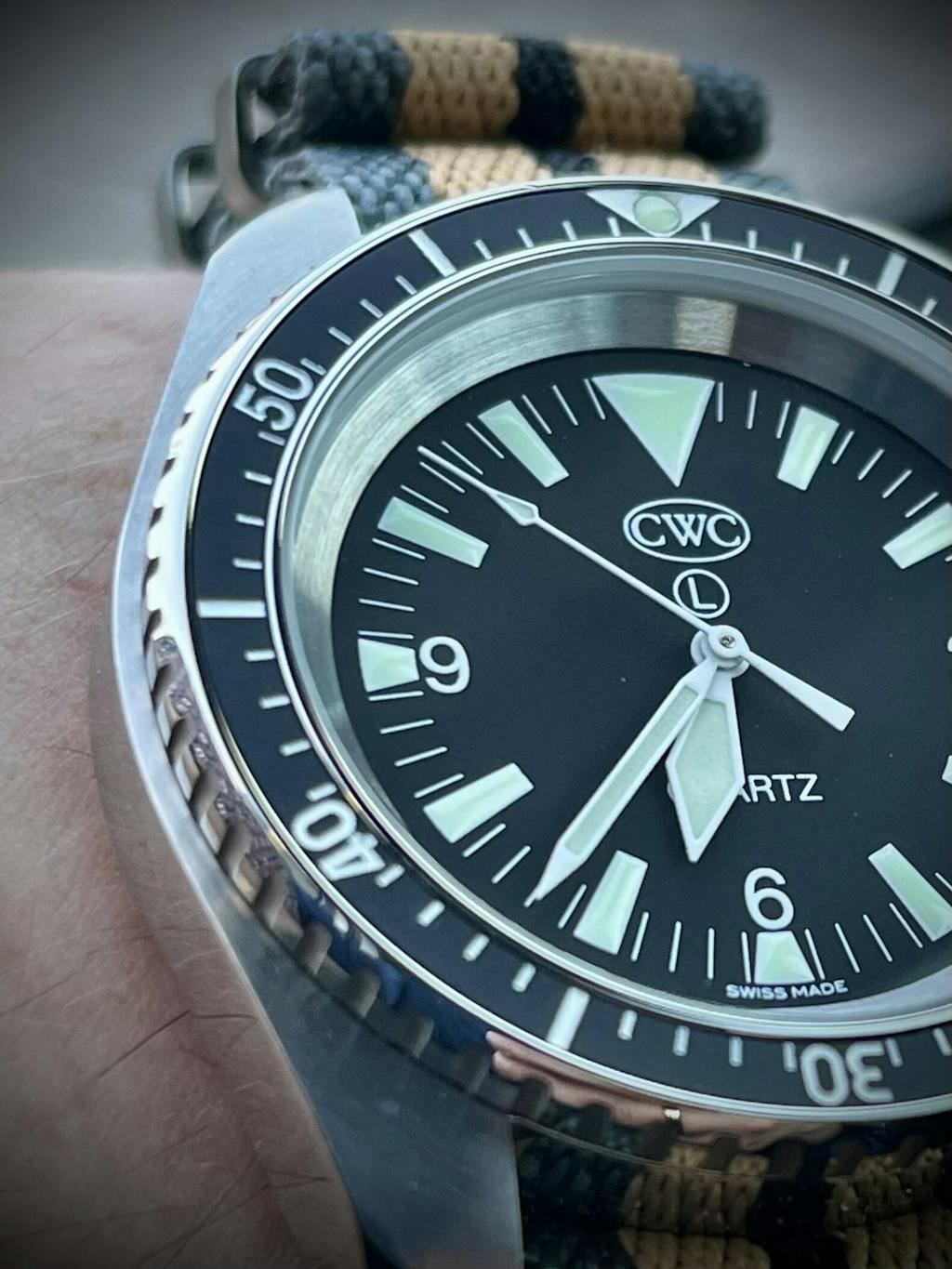 CWC RN Quartz Divers Watch Mk.2, Matte Top (RN300-MT QS120)