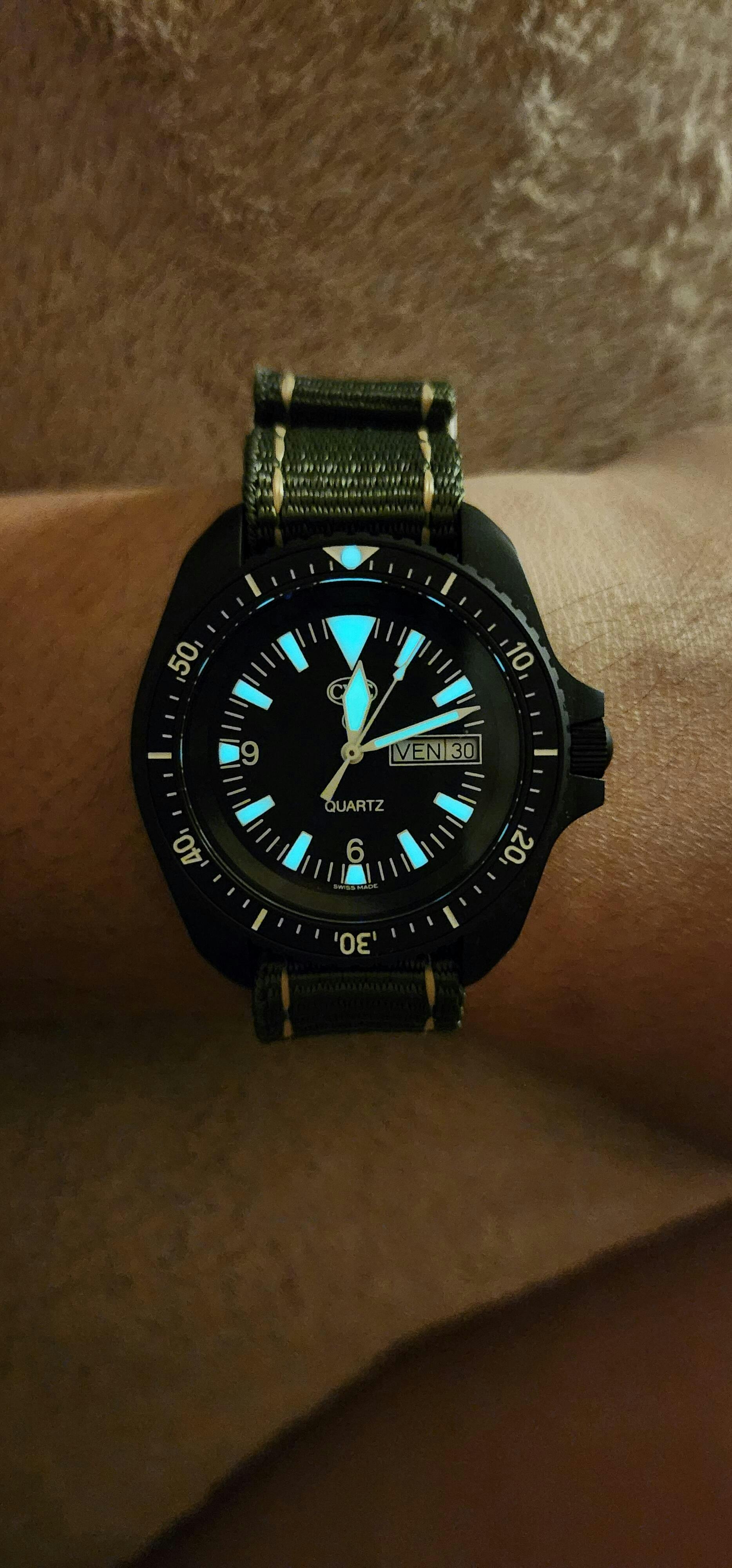 CWC SBS DIVERS WATCH GENUINE BRITISH ISSUE