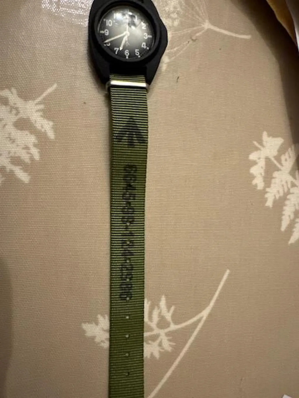 Broad Arrow and NSN Stamp for Watch Straps
