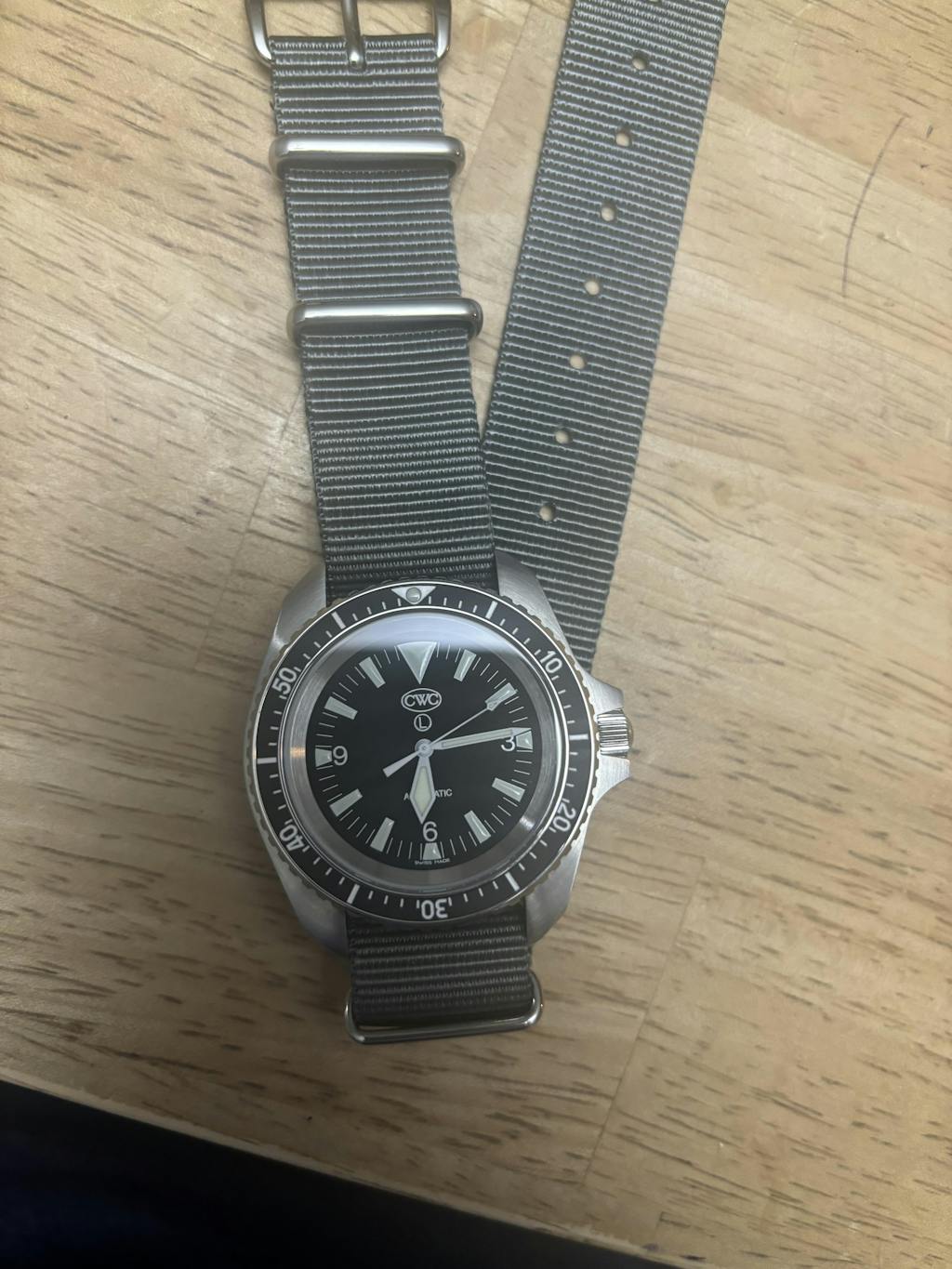 CWC RN Automatic Divers Watch Mk.2, Stainless Steel (RN300-MT AS120)