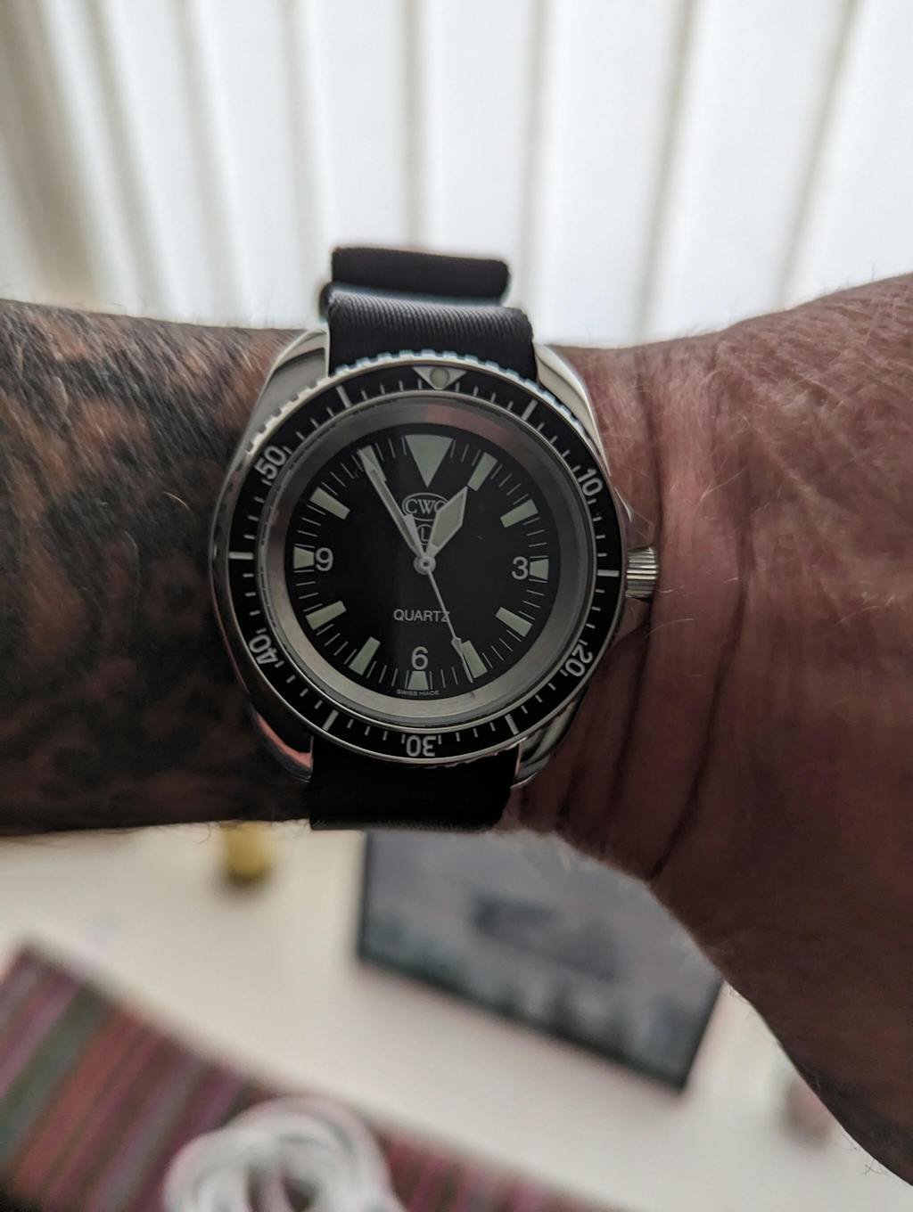 CWC Quartz Divers Watch Mk.2 Polished Case (RN300-P QS120)