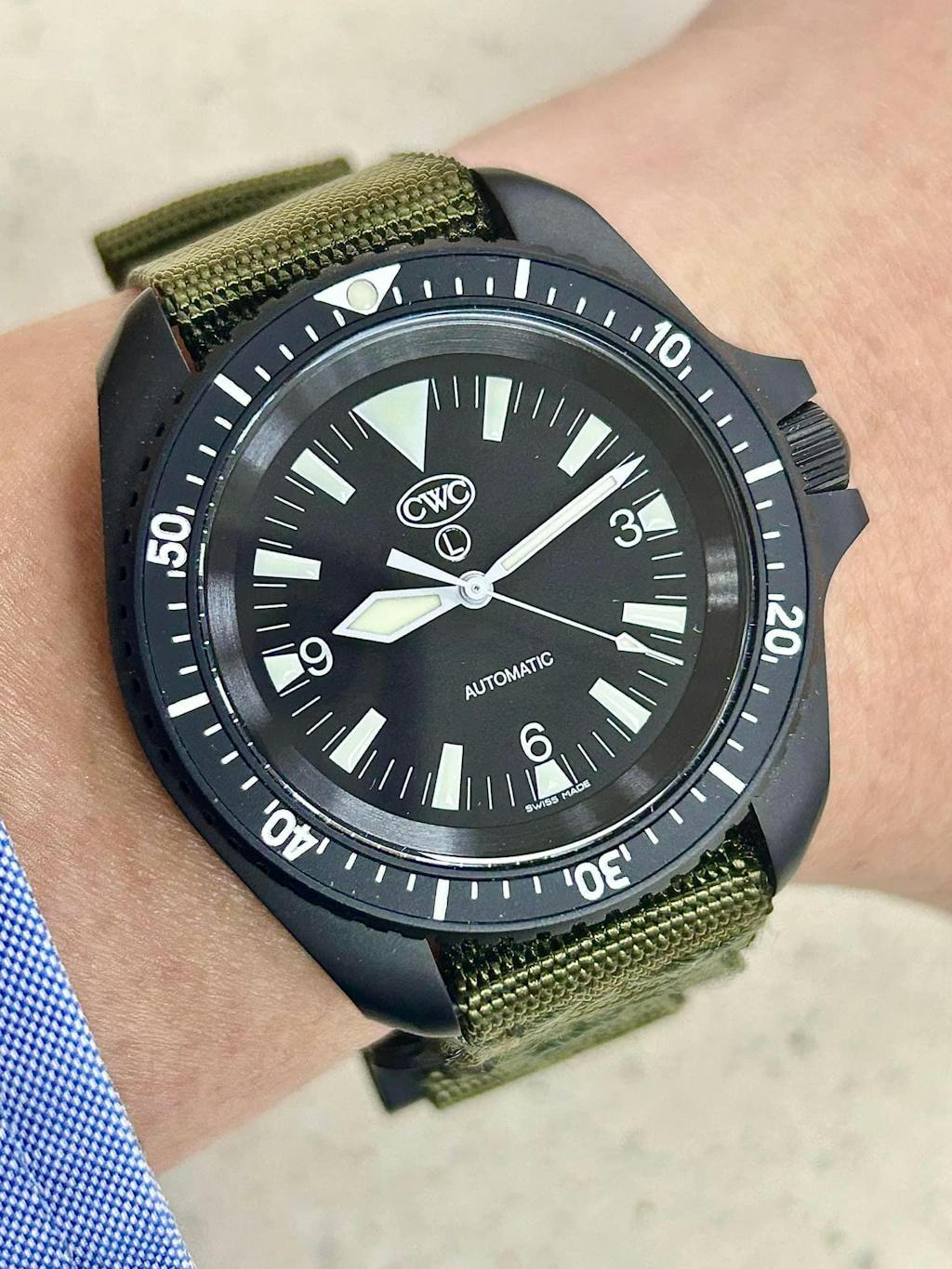 CWC Automatic Divers Watch Mk.2 Black (SF300 AS120)