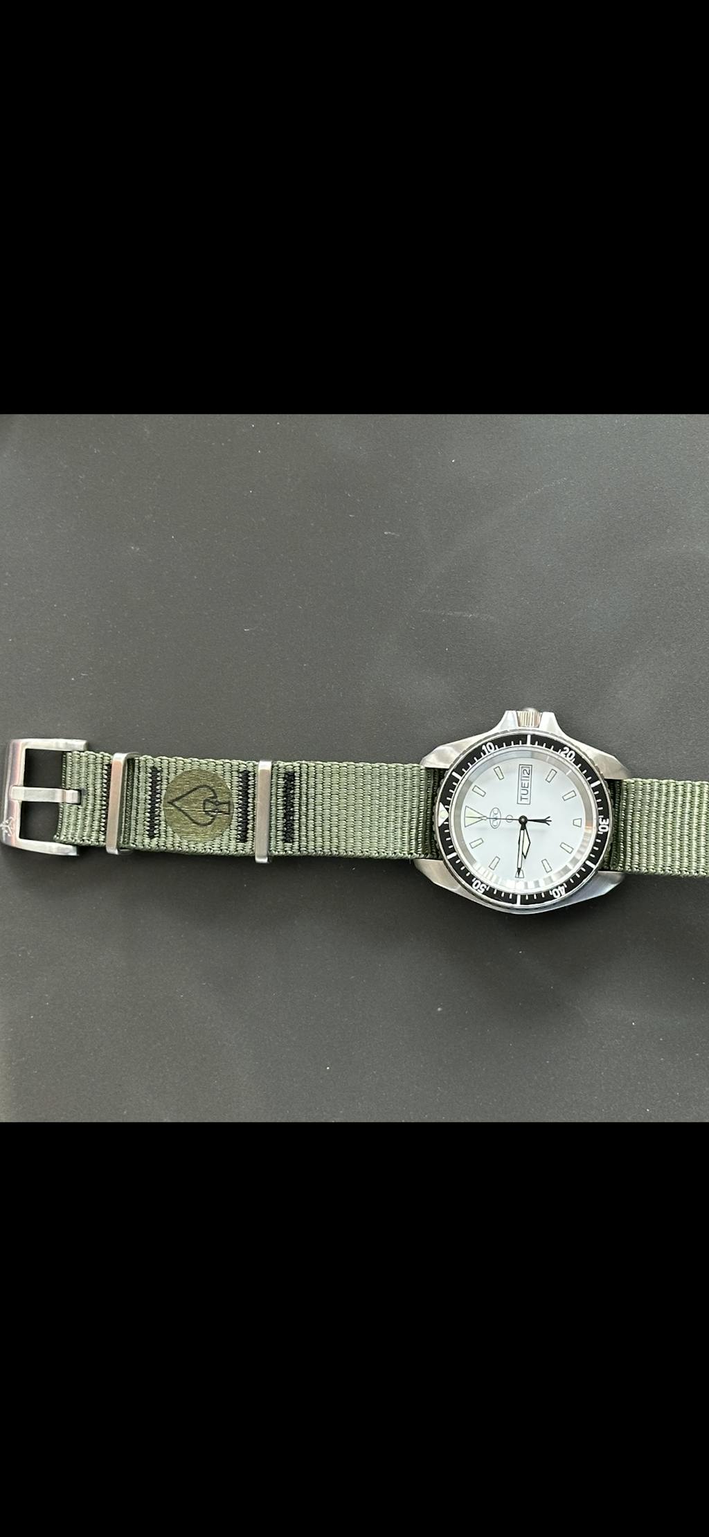 CWC Arctic Radar Diver Watch (White Dial)